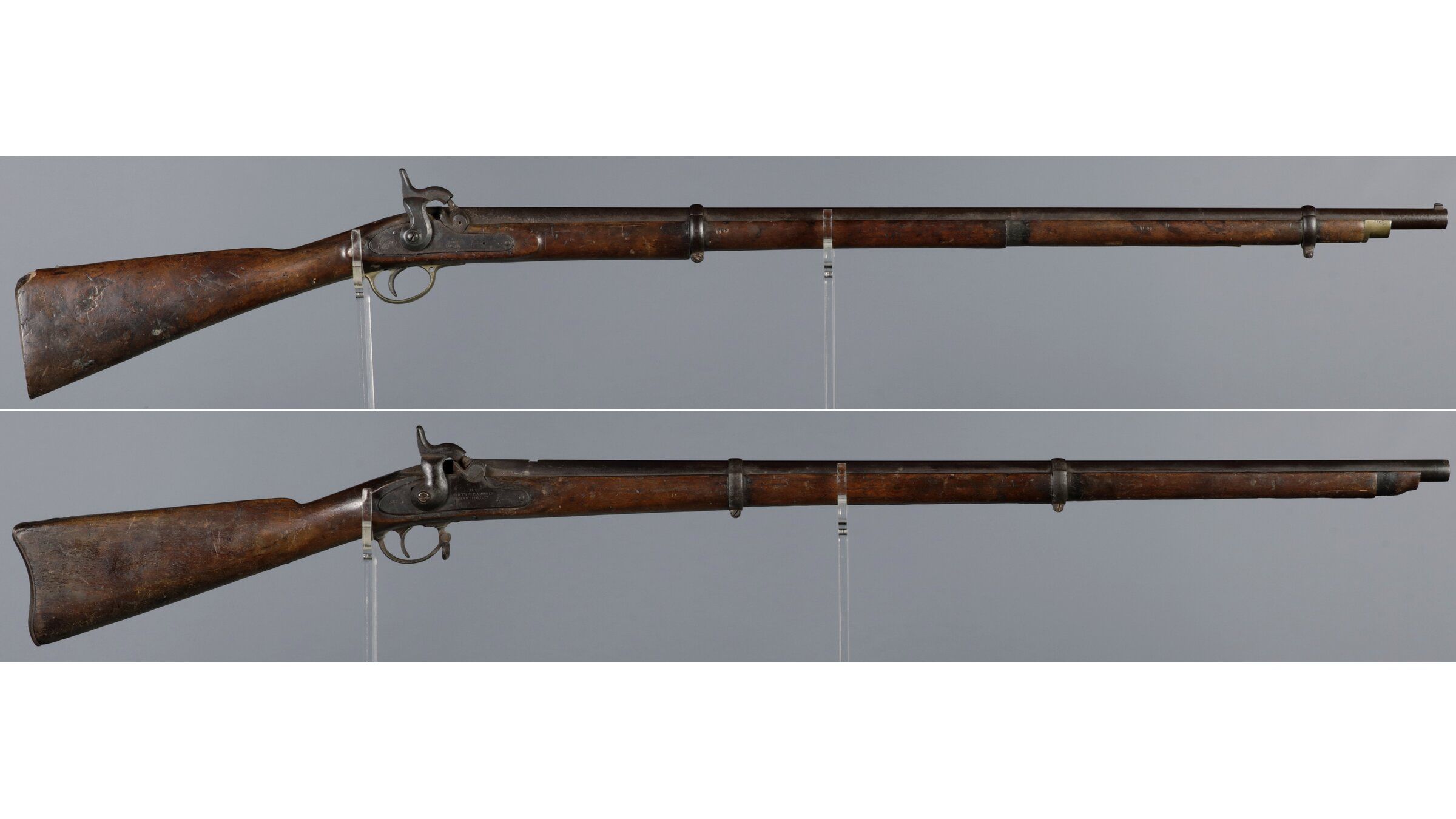 Two Civil War Era Percussion Smoothbored Rifle-Muskets | Rock Island ...