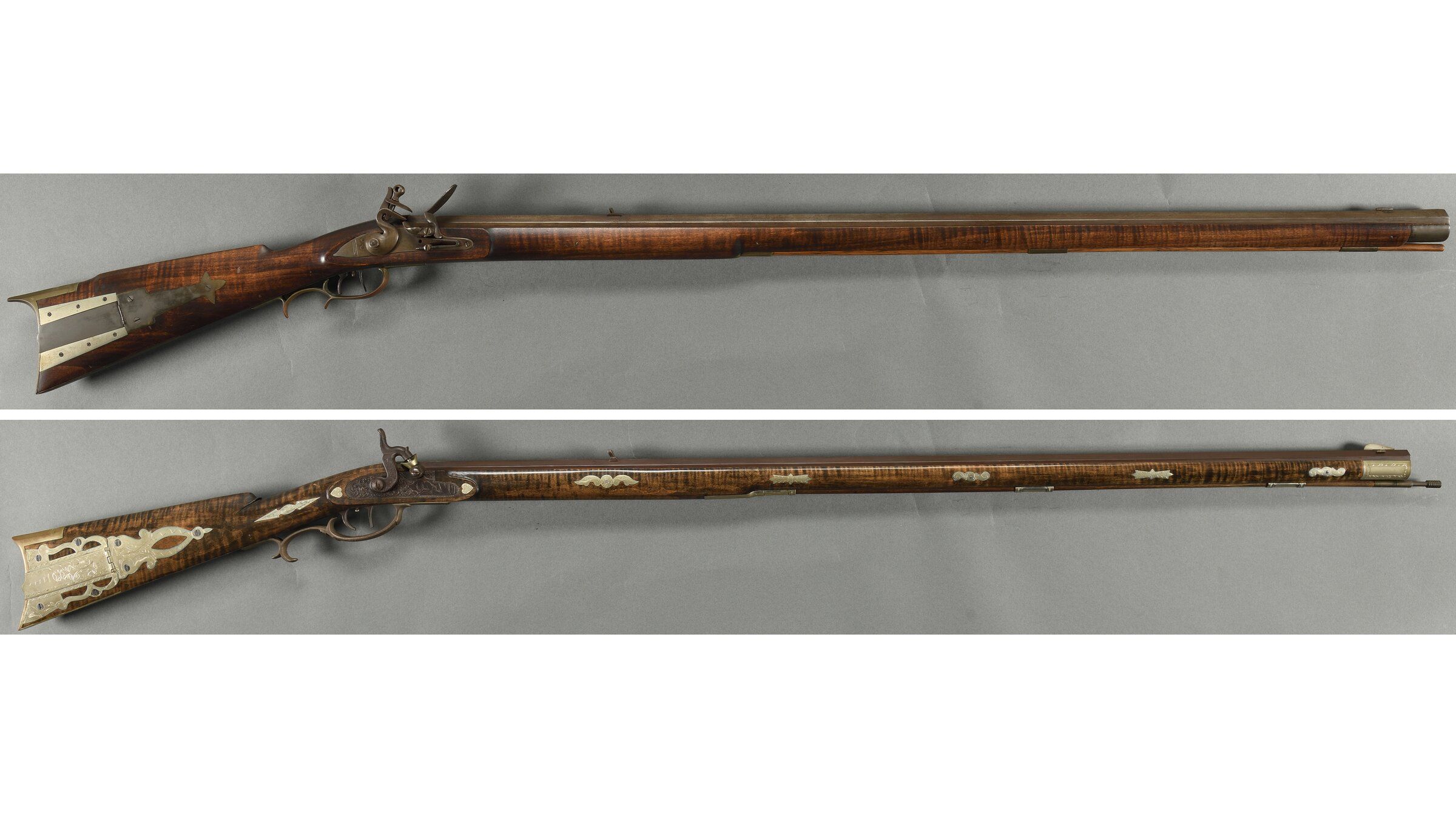 Two Reproduction Long Rifles | Rock Island Auction