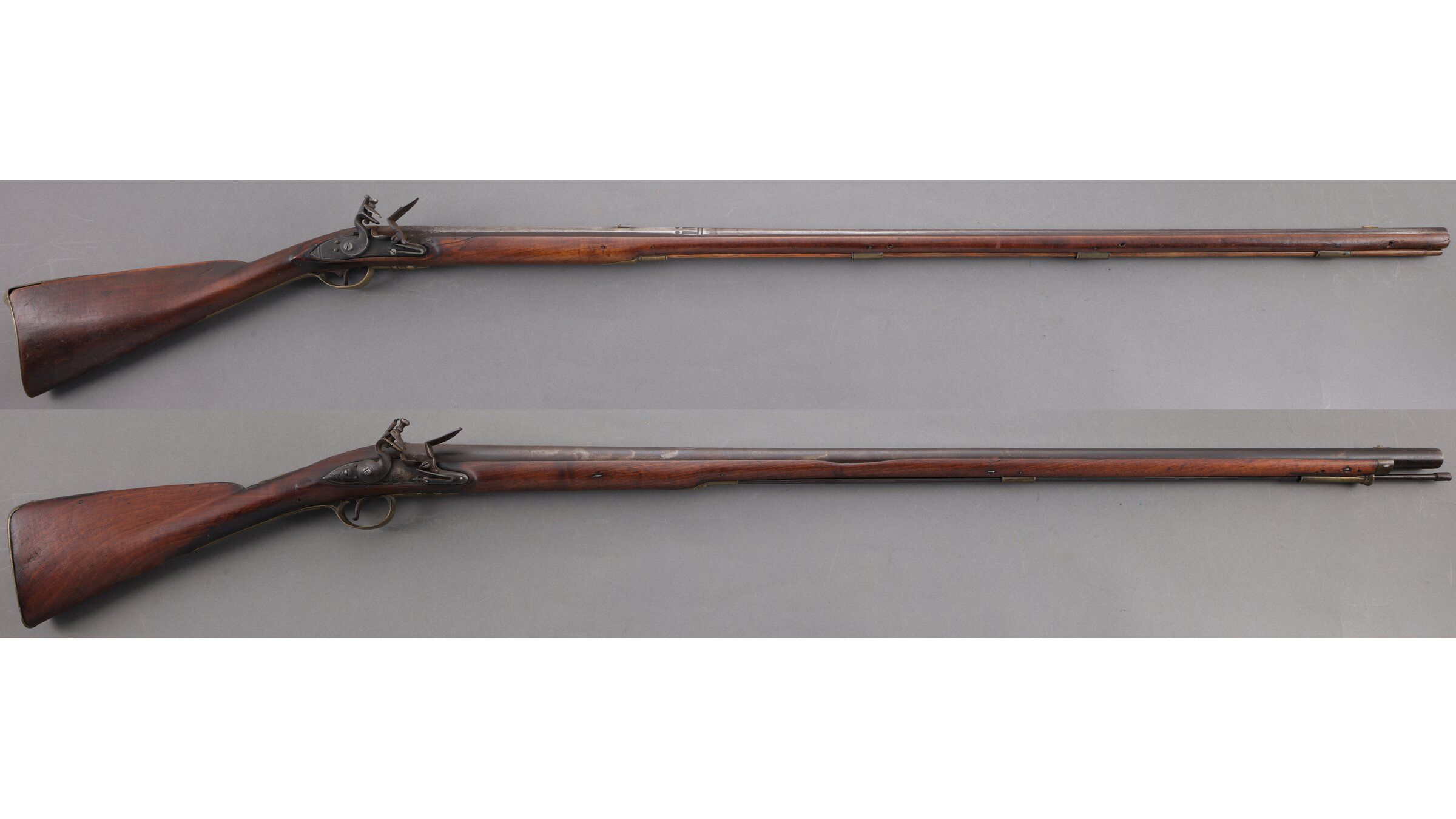 Two British Flintlock Muskets | Rock Island Auction