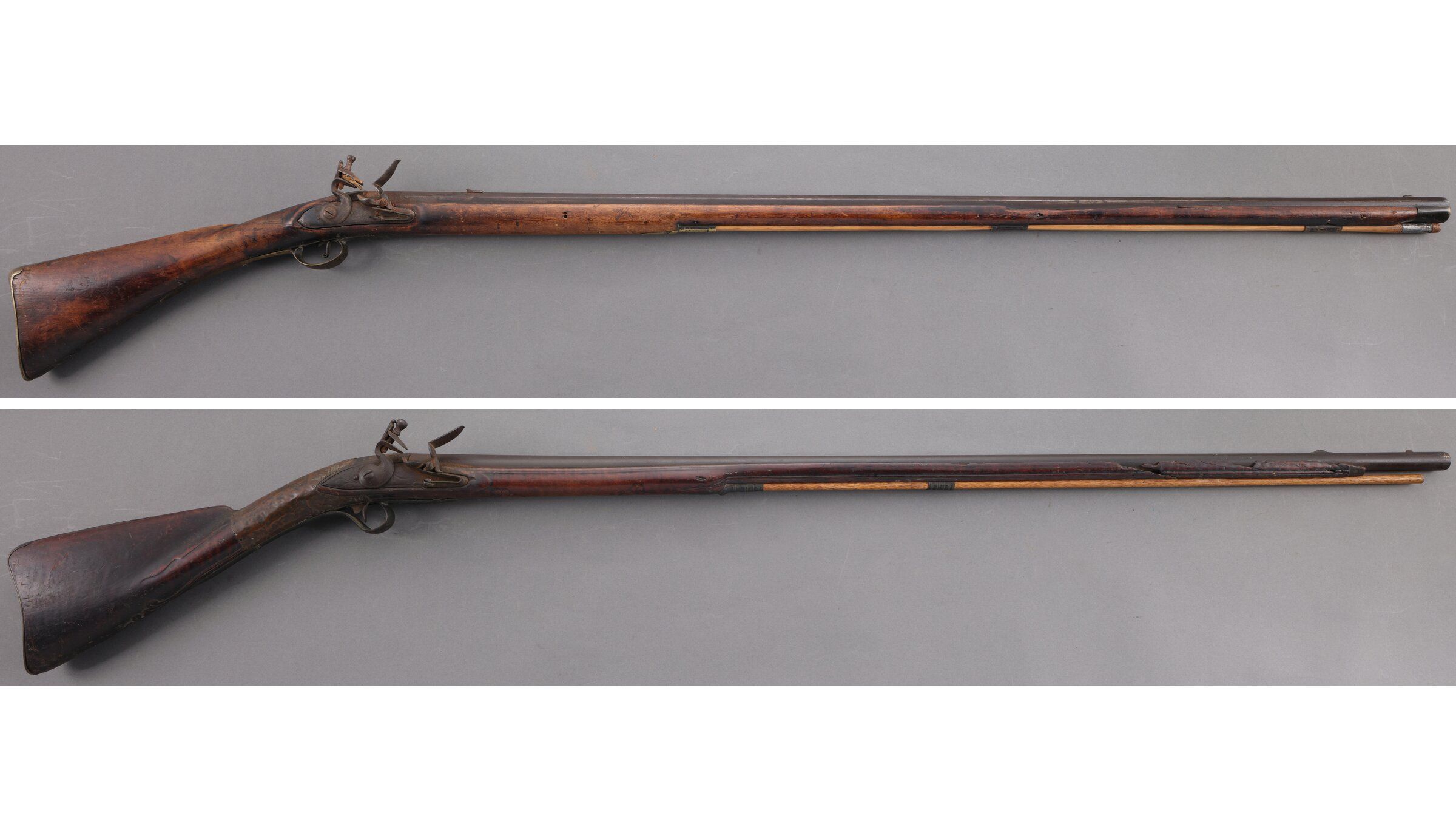 Two British Flintlock Muskets | Rock Island Auction