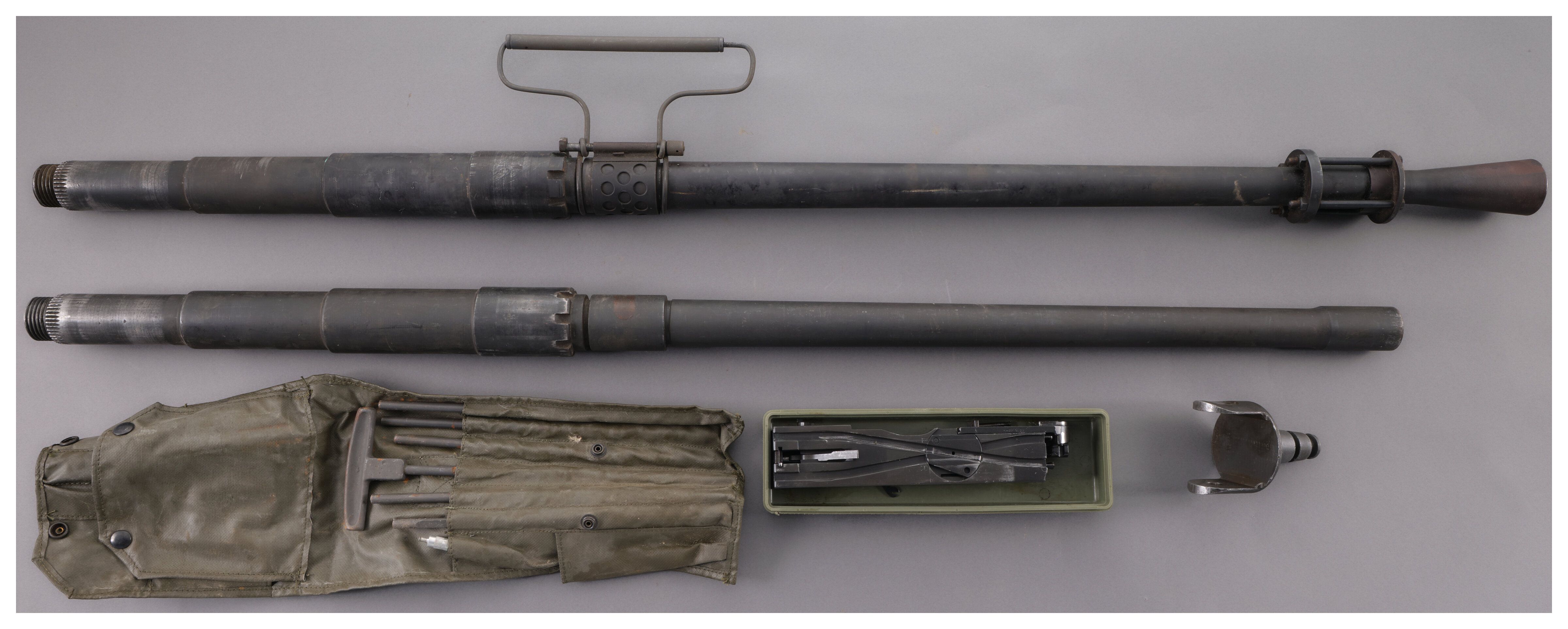 Two Browning M2HB Barrels and M2 Parts | Rock Island Auction