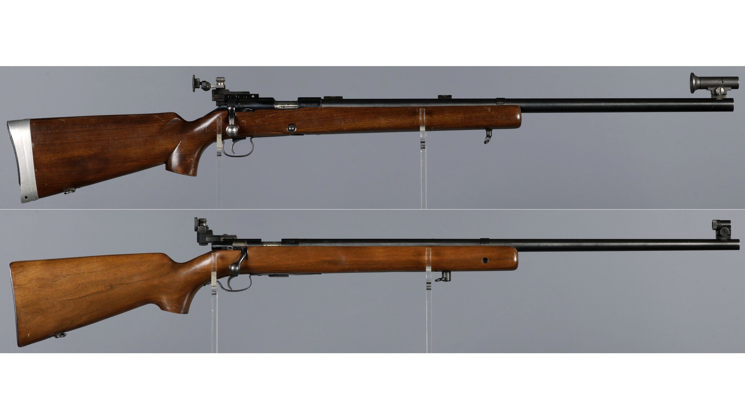 Two Winchester Bolt Action Rimfire Target Rifles | Rock Island Auction