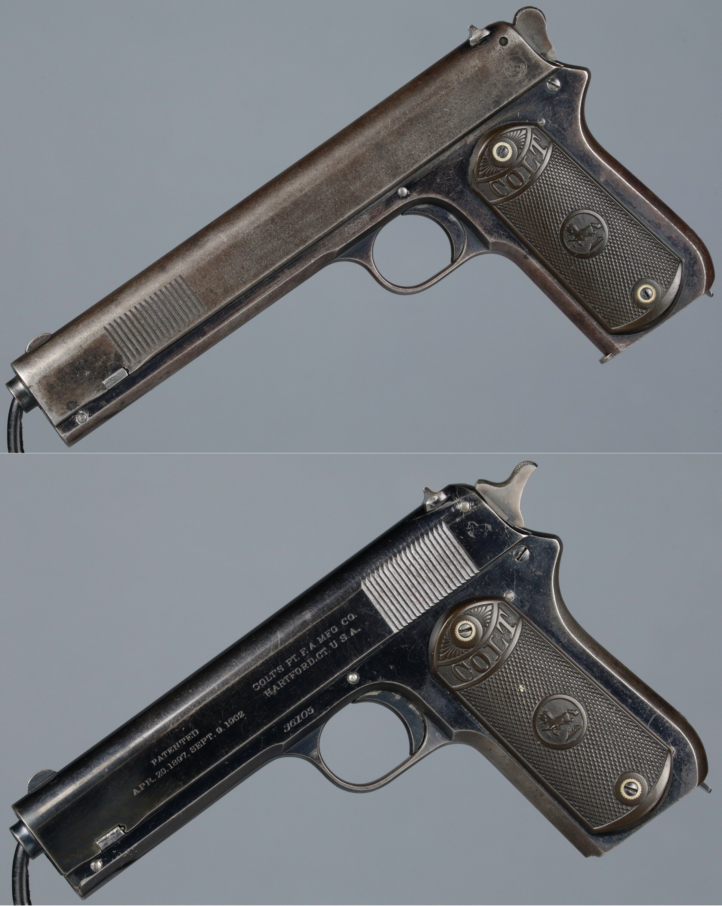 Two Early Colt Semi-Automatic Pistols | Rock Island Auction