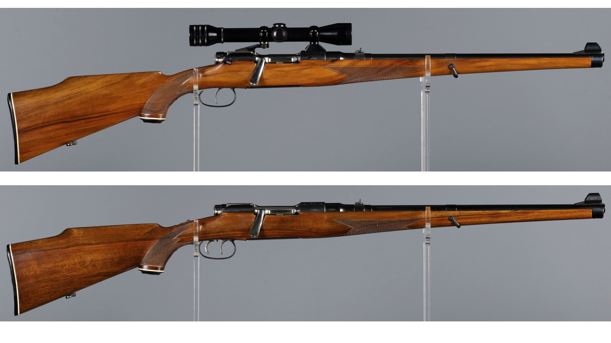 Two Steyr Mannlicher-Schoenauer Model MCA Full Stock Rifles | Rock ...