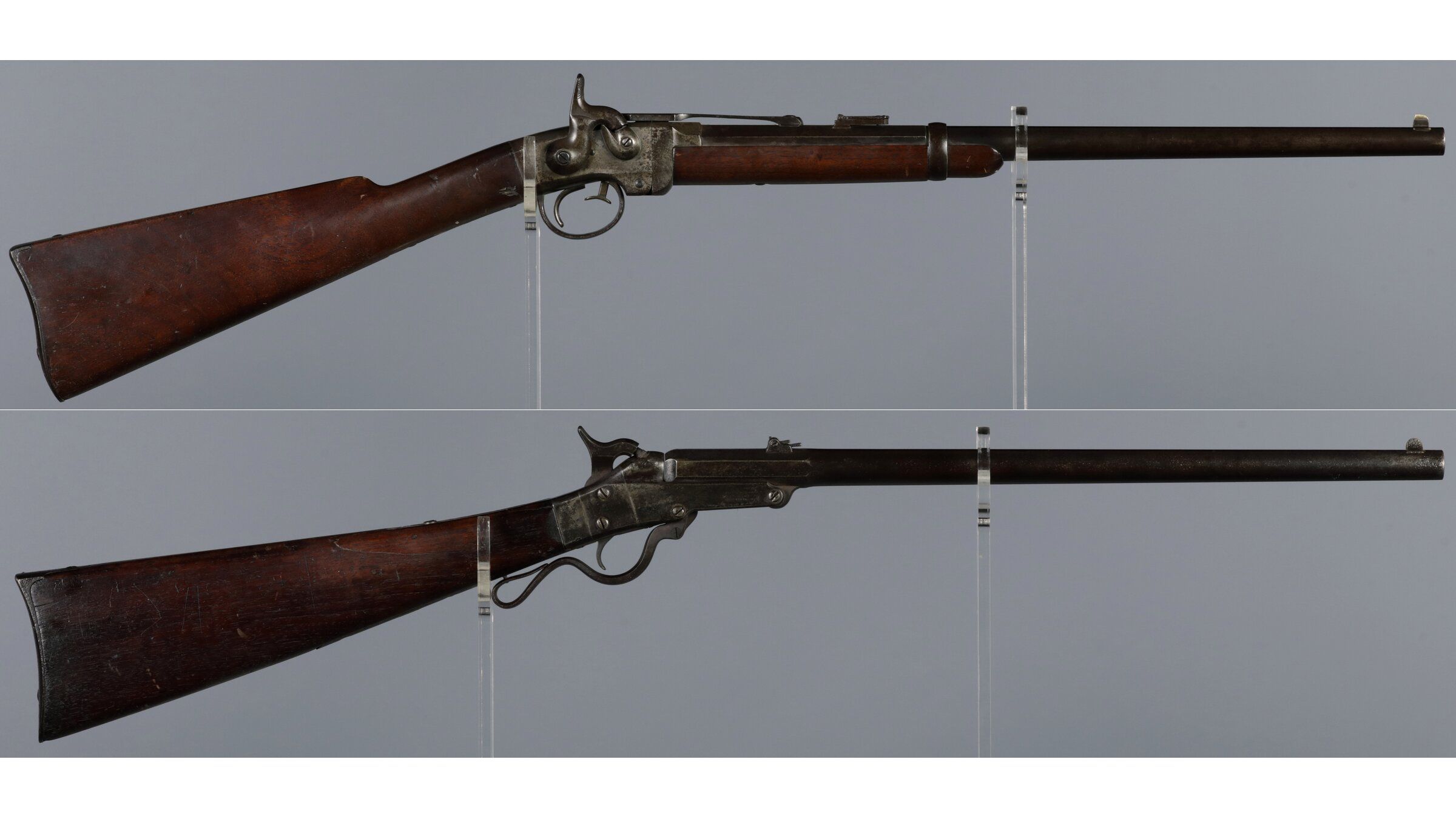 Two Civil War Era U.S. Breech Loading Percussion Carbines | Rock Island ...