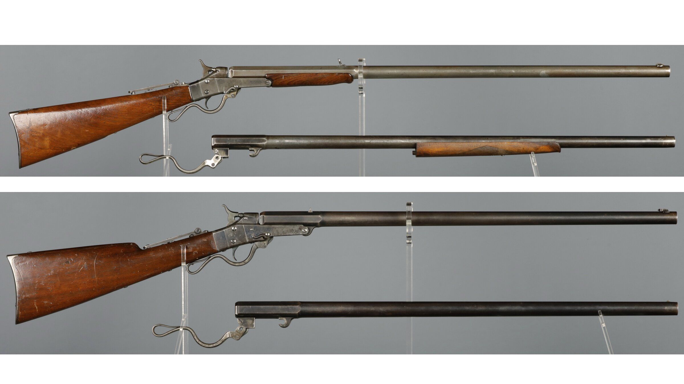 Two Massachusetts Arms Co. Maynard Single Shot Rifles | Rock Island Auction