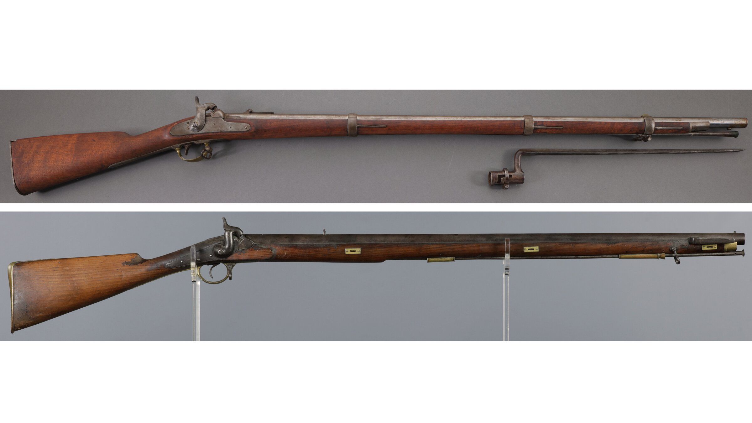 Two Military Percussion Muskets | Rock Island Auction