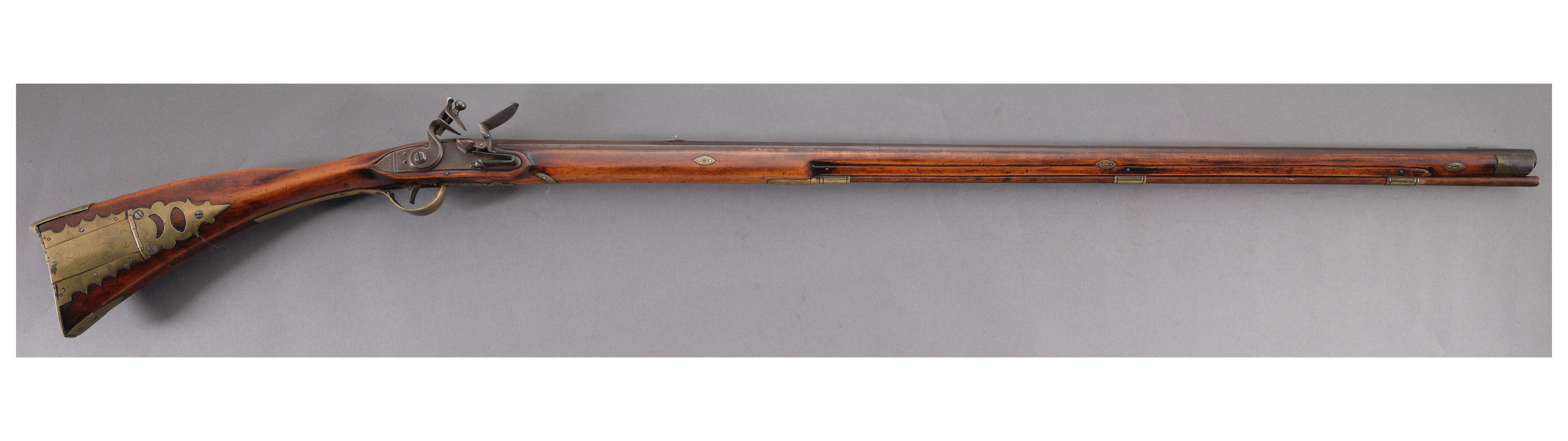 Peter Angstadt Attributed Flintlock "Smooth Rifle" | Rock Island Auction