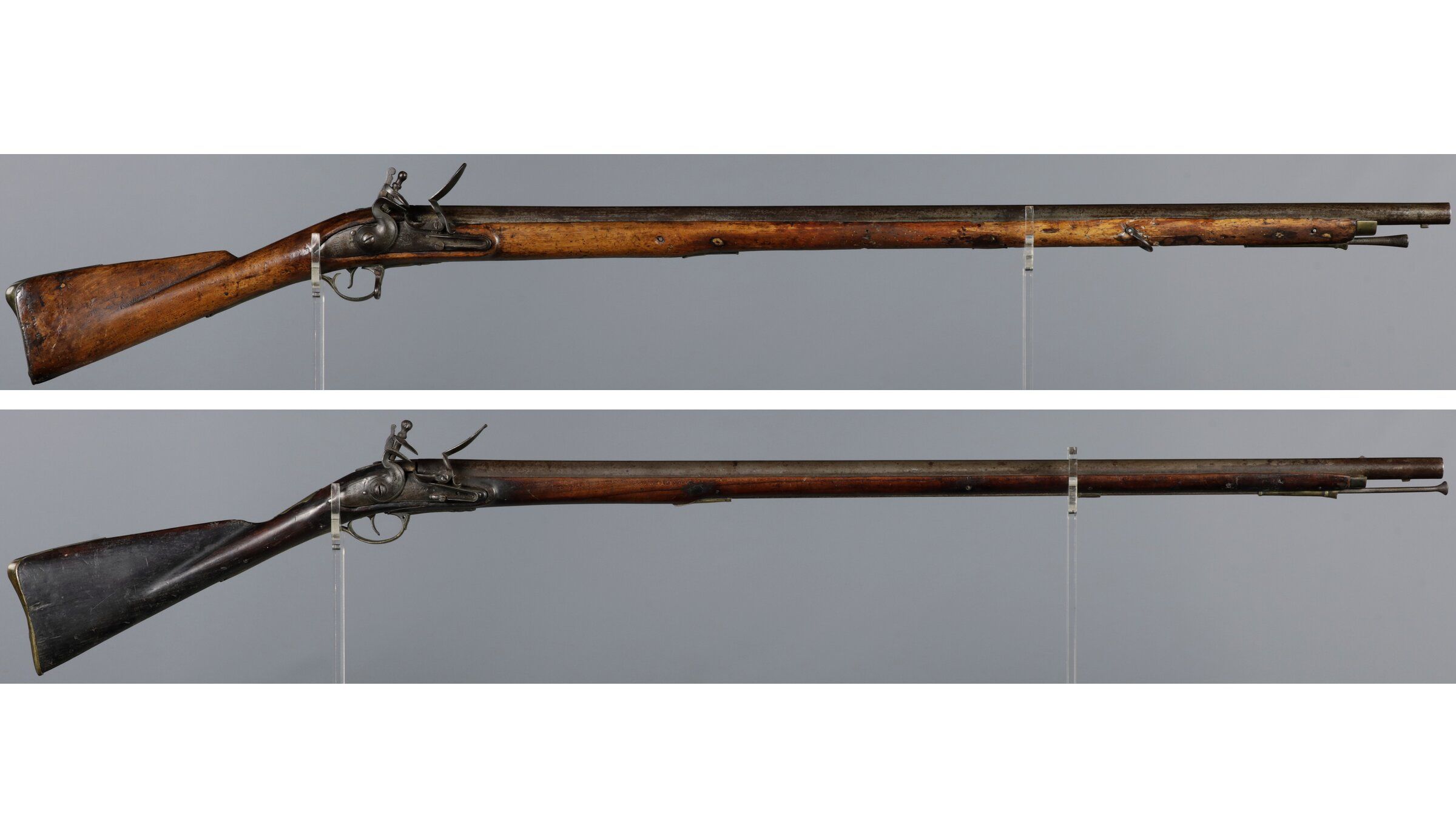 Two British Brown Bess Type Flintlock Muskets | Rock Island Auction