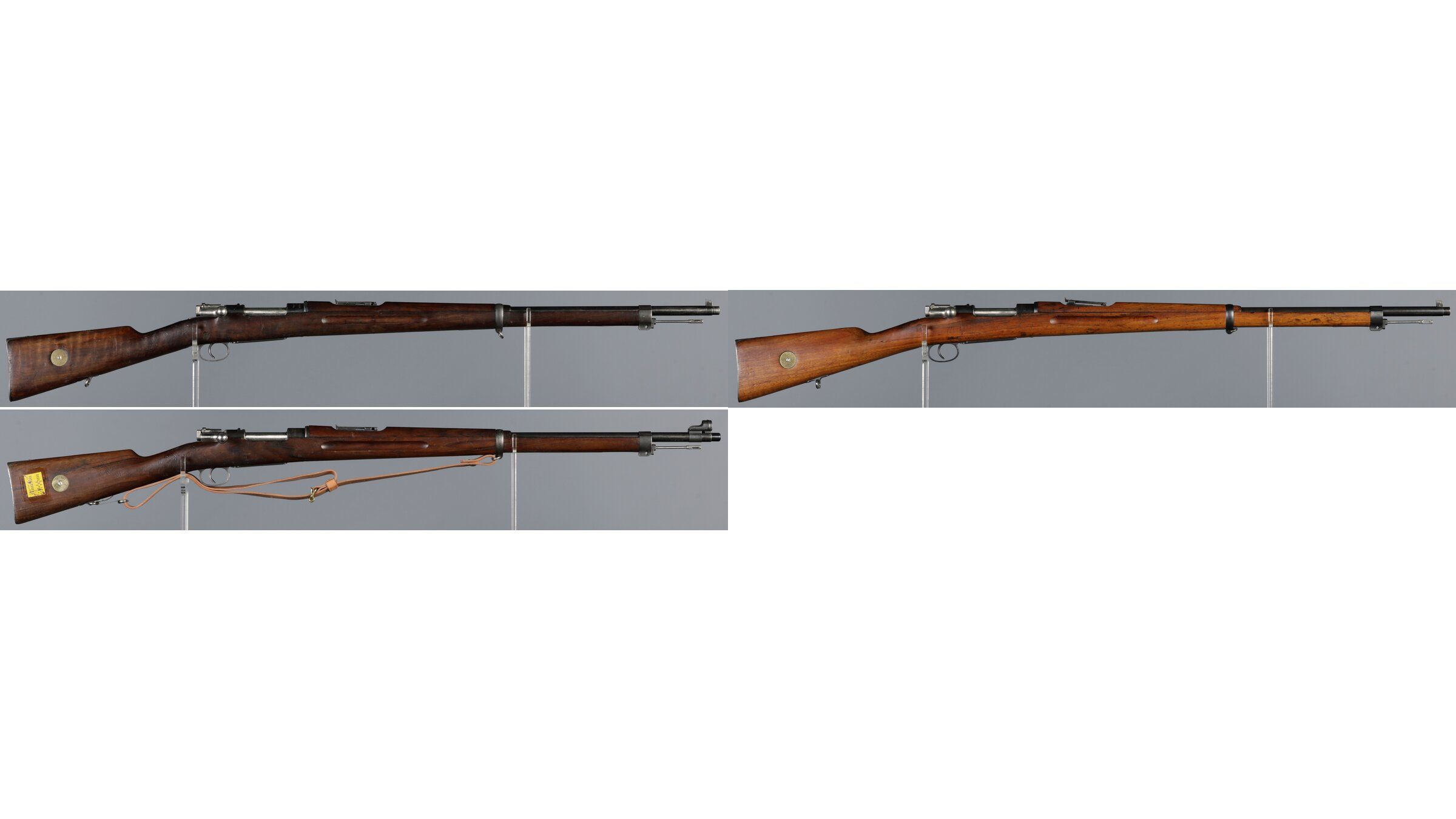 Three Swedish Military Model 1896 Mauser Pattern Rifles | Rock Island ...
