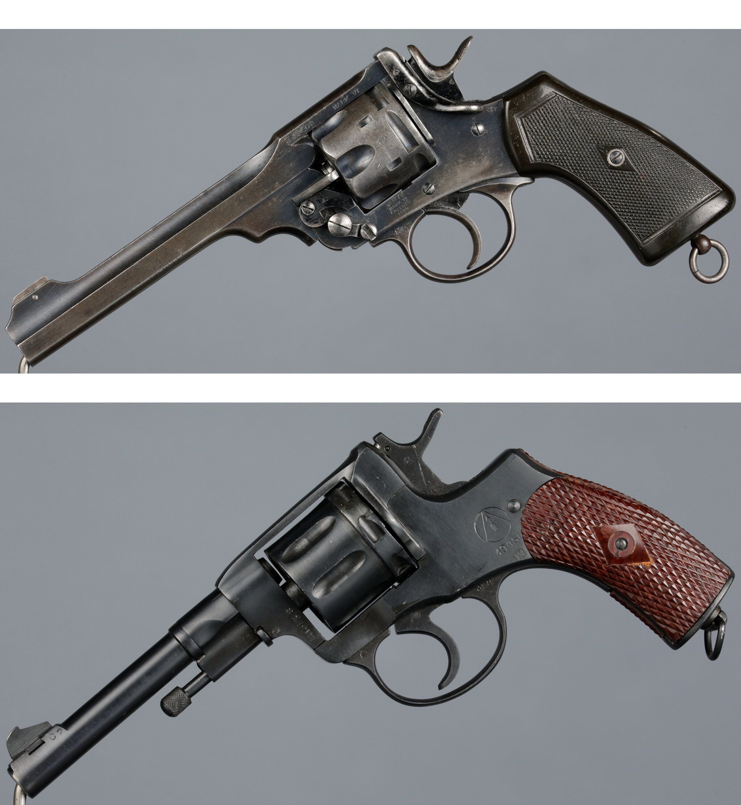 Two Military Double Action Revolvers | Rock Island Auction