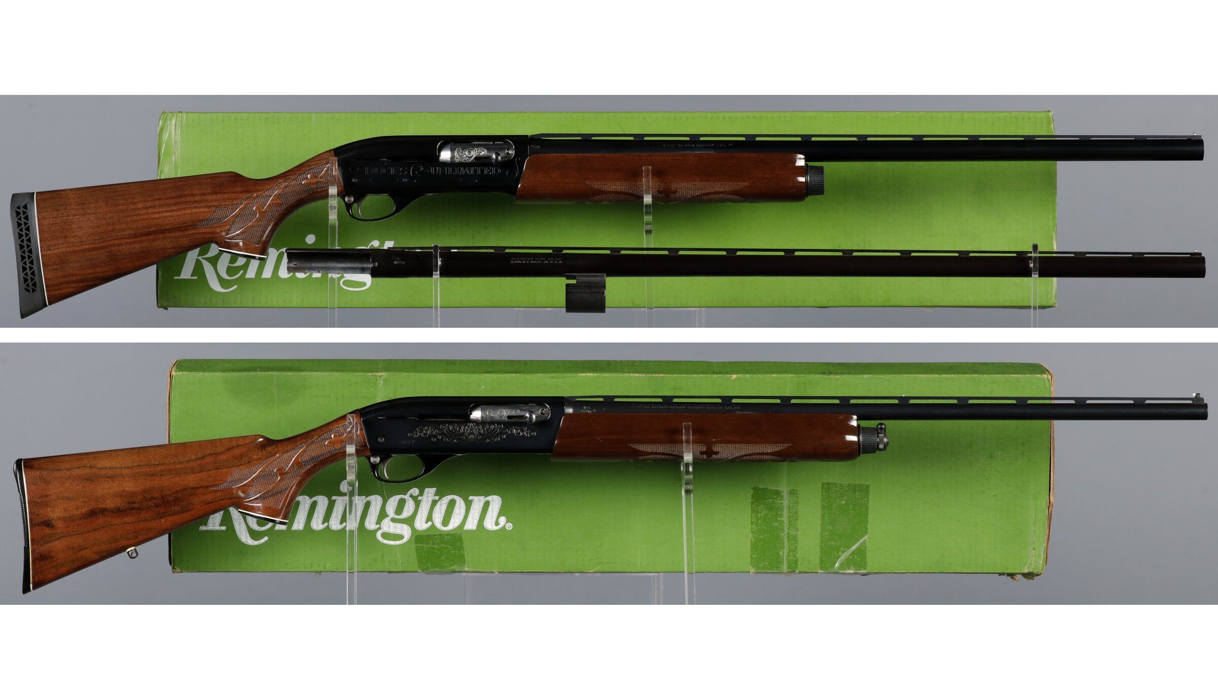 Two Remington Model 1100 Semi-Automatic Shotguns with Boxes | Rock ...
