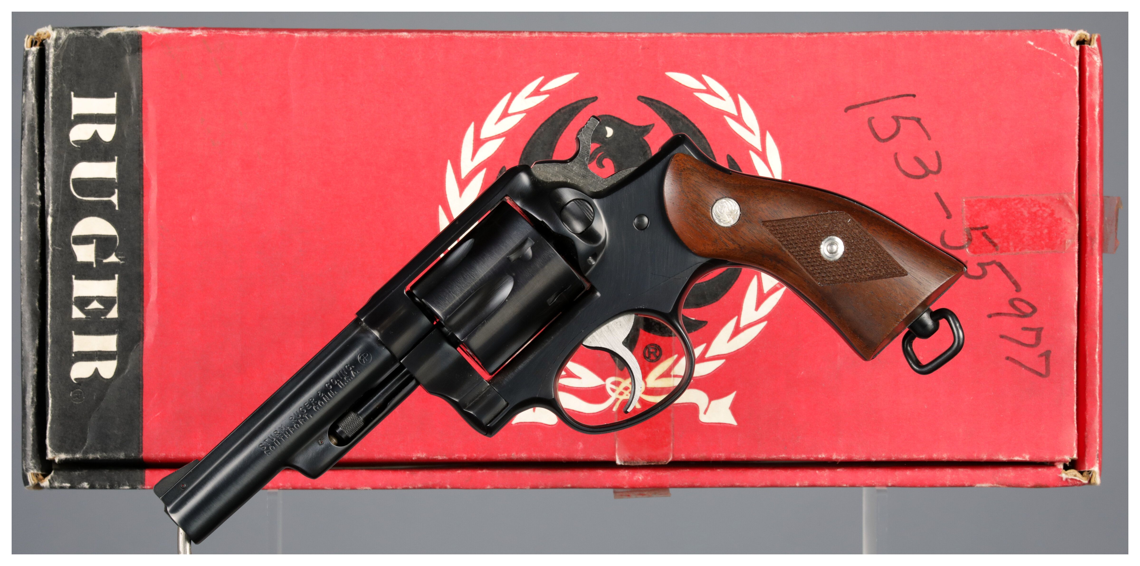 U.S. Ruger M108 Service Six Double Action Revolver with Box | Rock ...