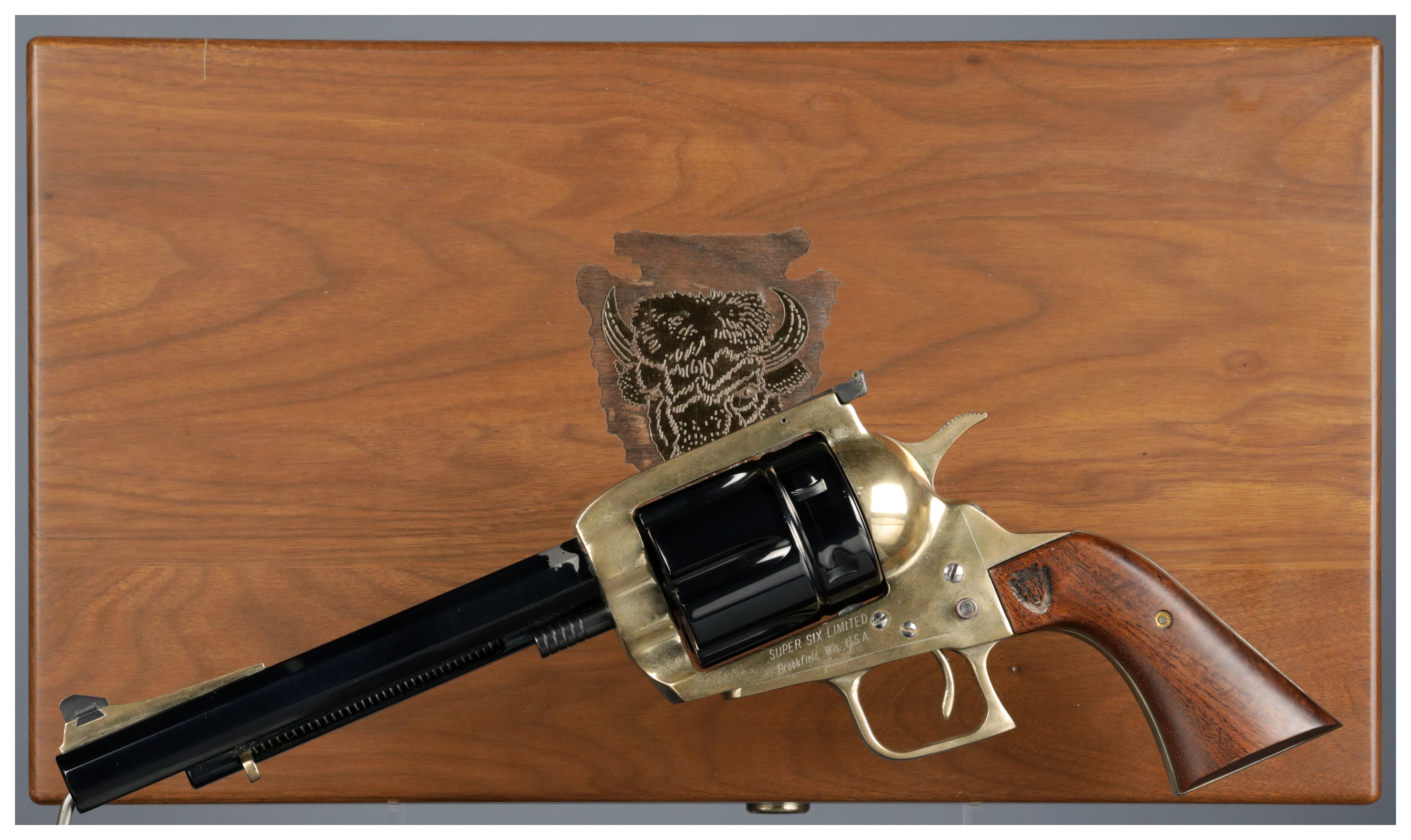 Super Six Limited Golden Bison Single Action .45-70 Revolver | Rock ...