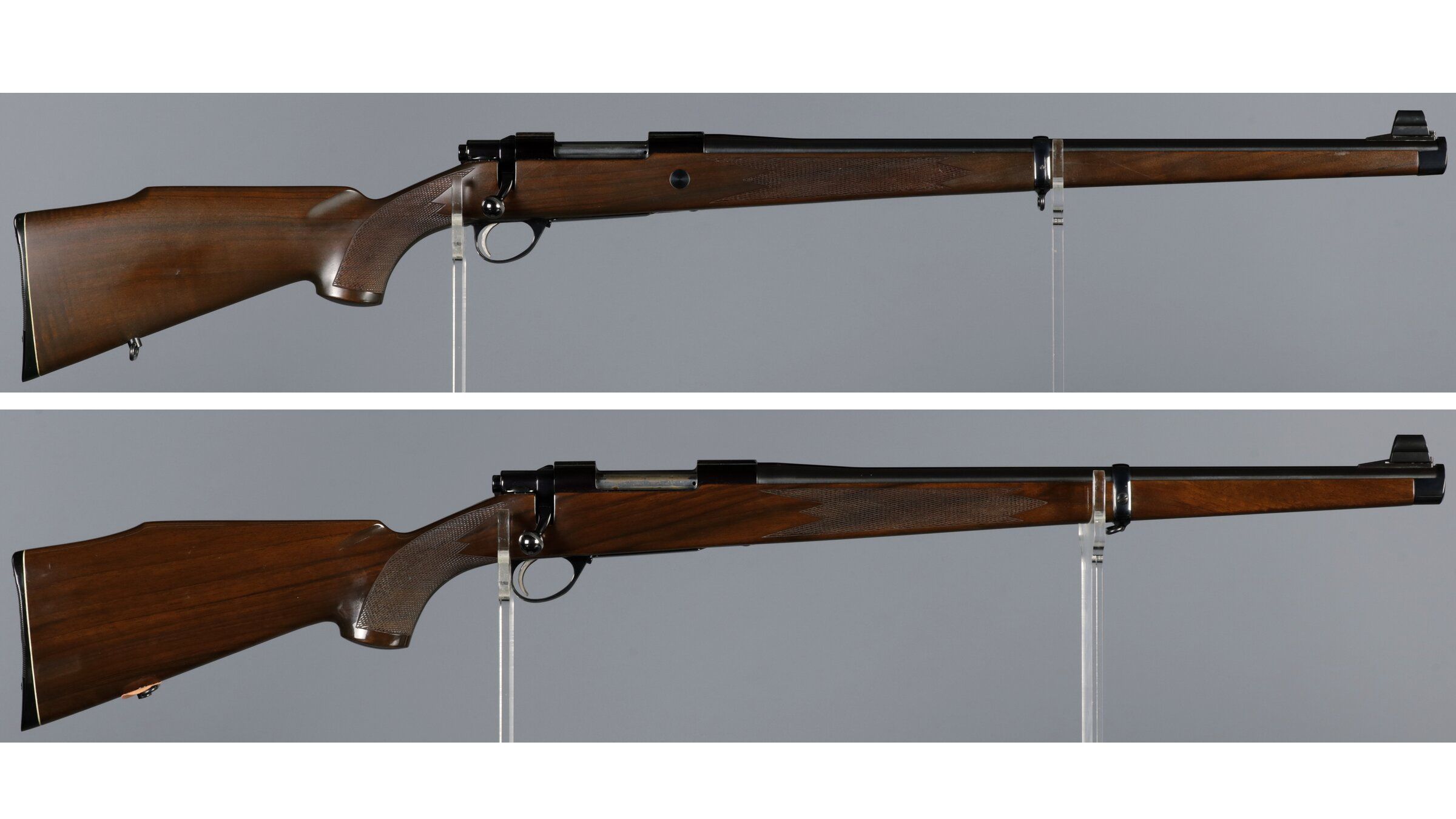 Two Sako Model L579 Forester Bolt Action Full Stock Rifles | Rock ...