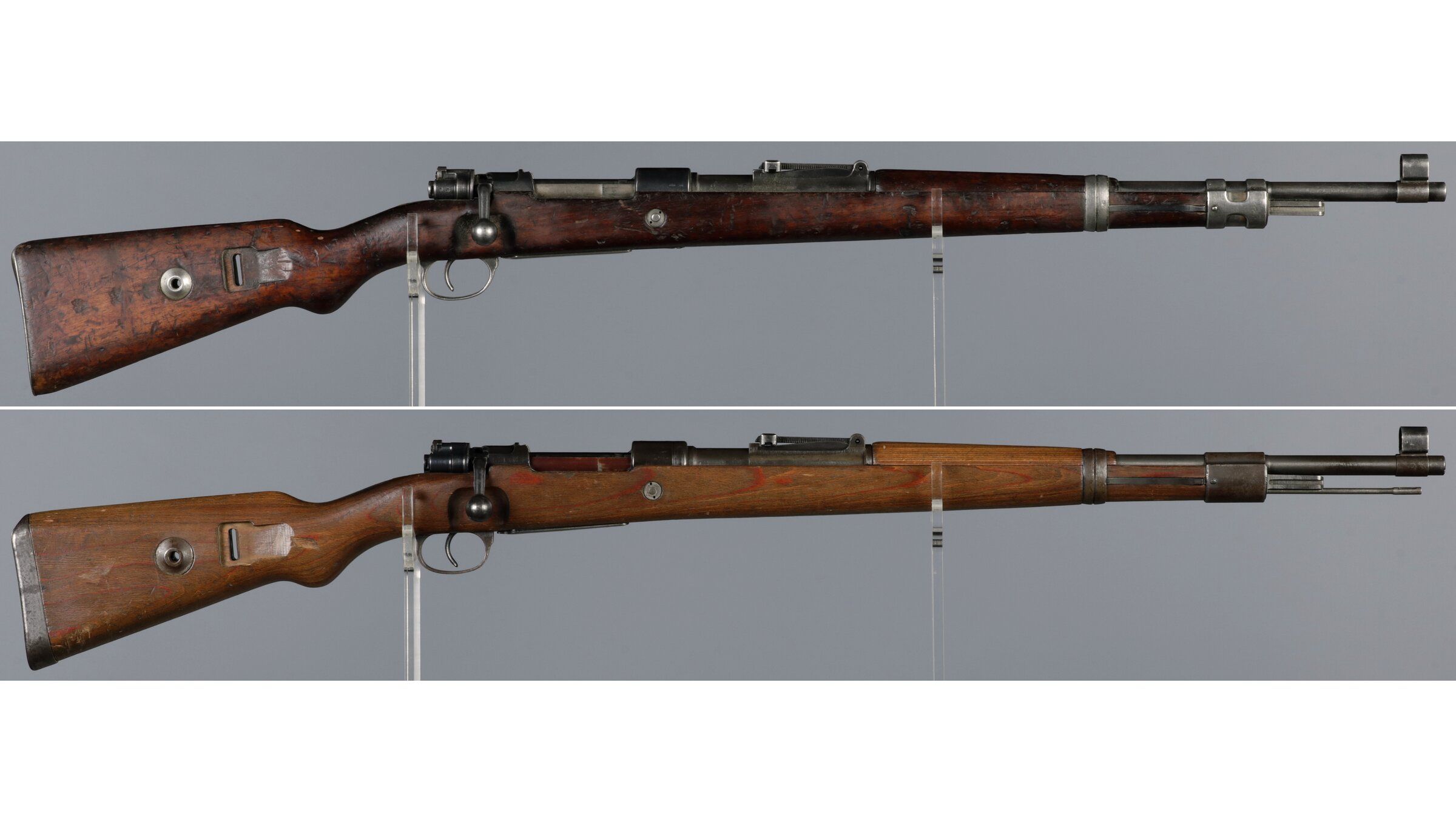 Two WWII Era German Mauser K98k Bolt Action Rifles | Rock Island Auction