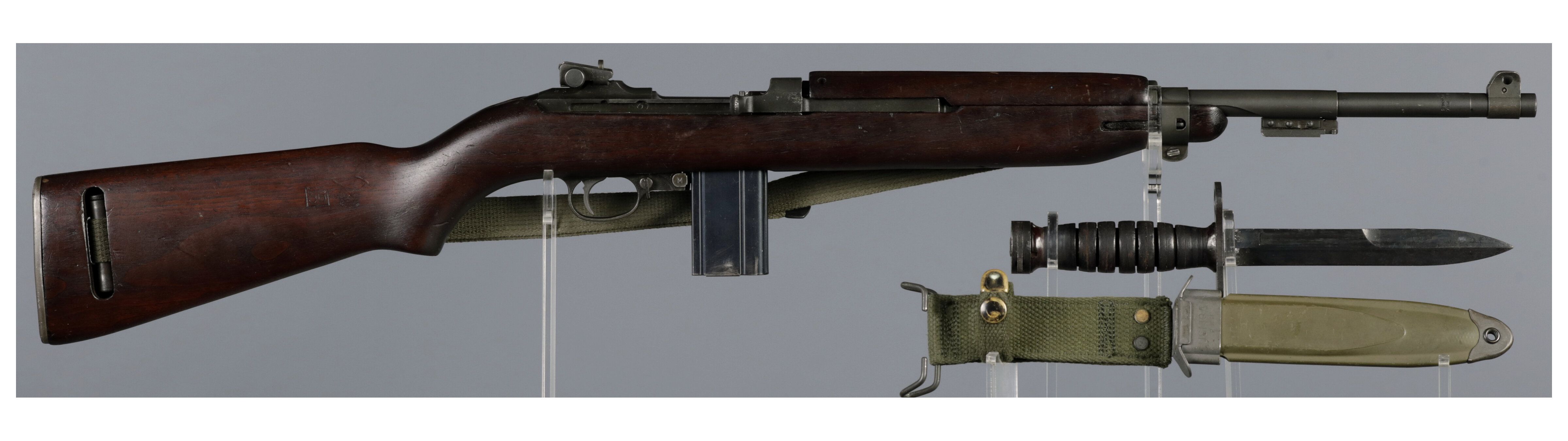 U.S. Saginaw S.G. M1 Carbine with Bayonet and Belt Rig | Rock Island ...