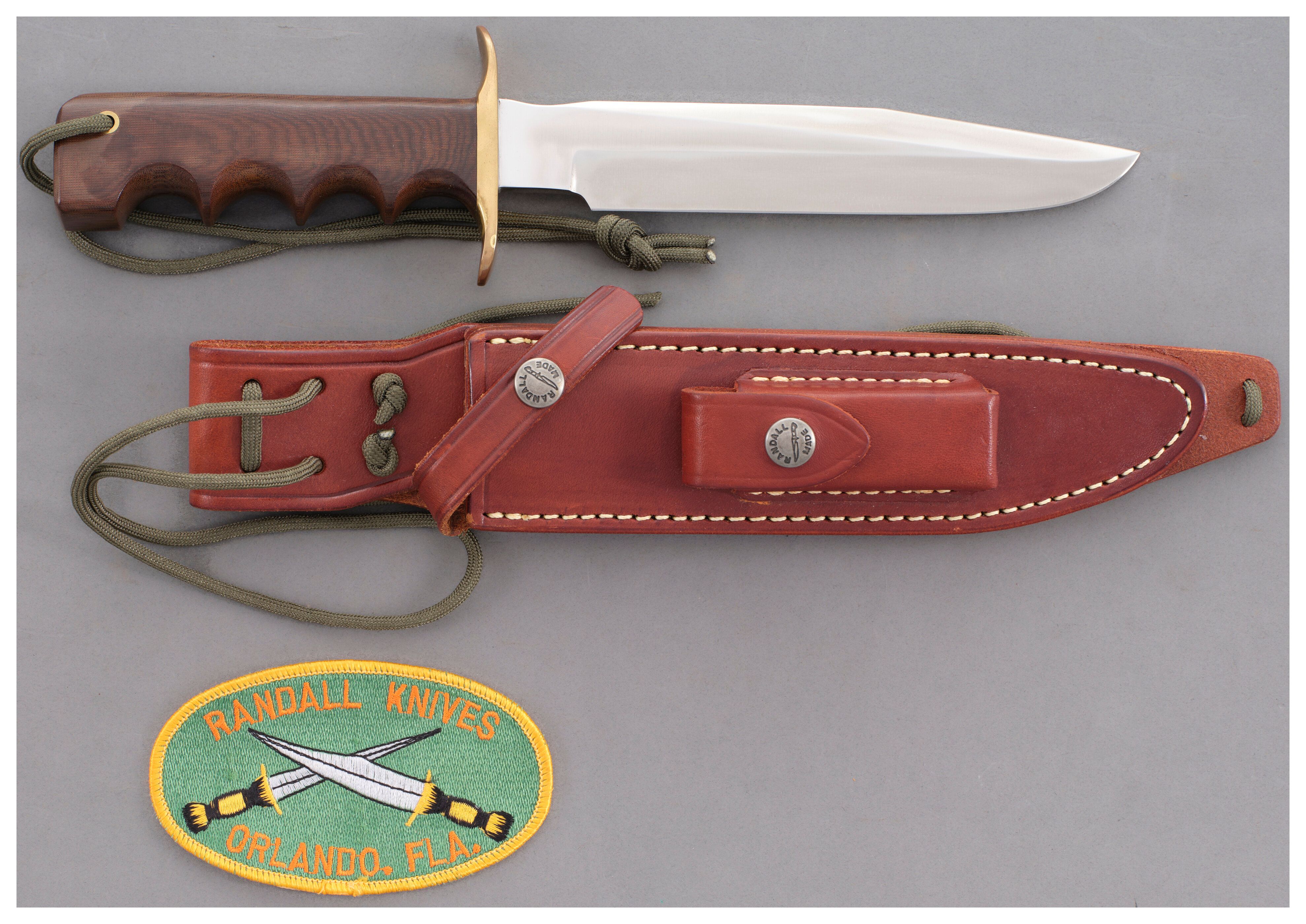 Randall Model 16 Special Fighter Knife with Sheath | Rock Island Auction