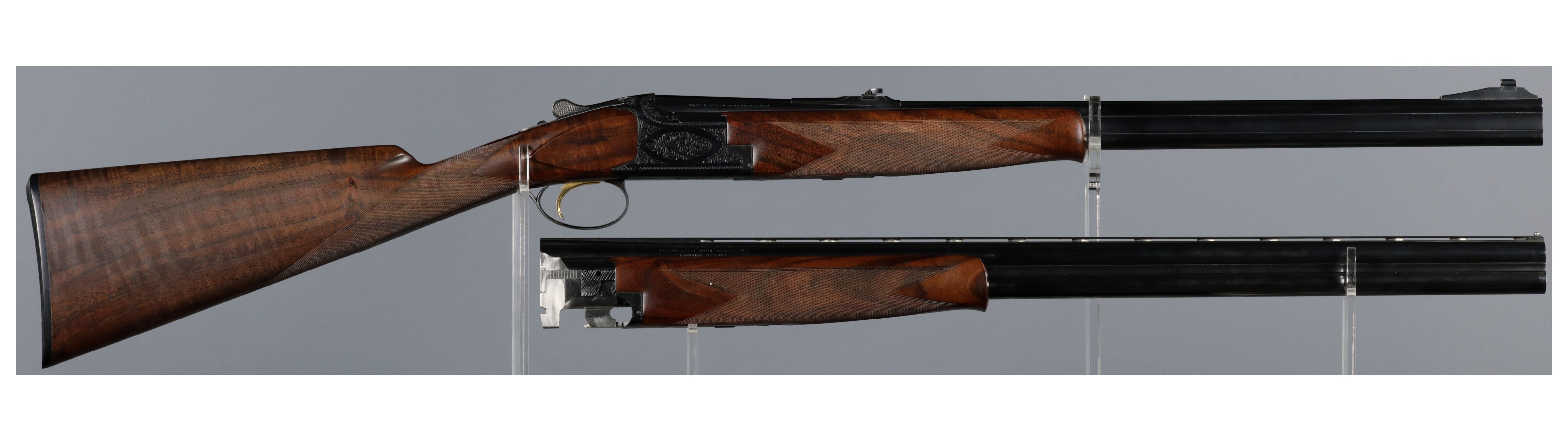 Browning Grade I Superposed Rifle Two Barrel Continental Set | Rock ...