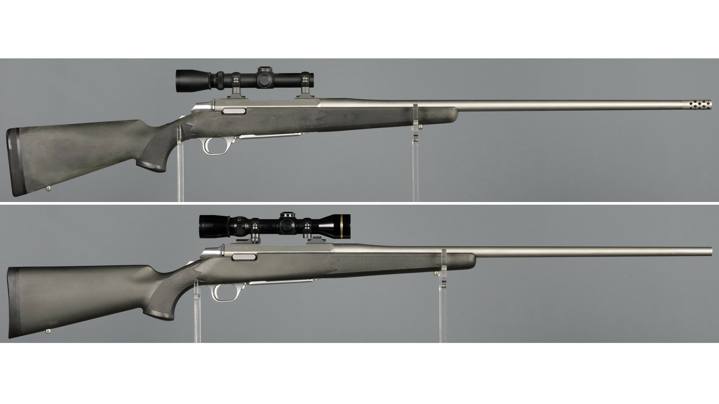 Two Left Handed Browning A-Bolt Bolt Action Rifles with Scopes | Rock ...