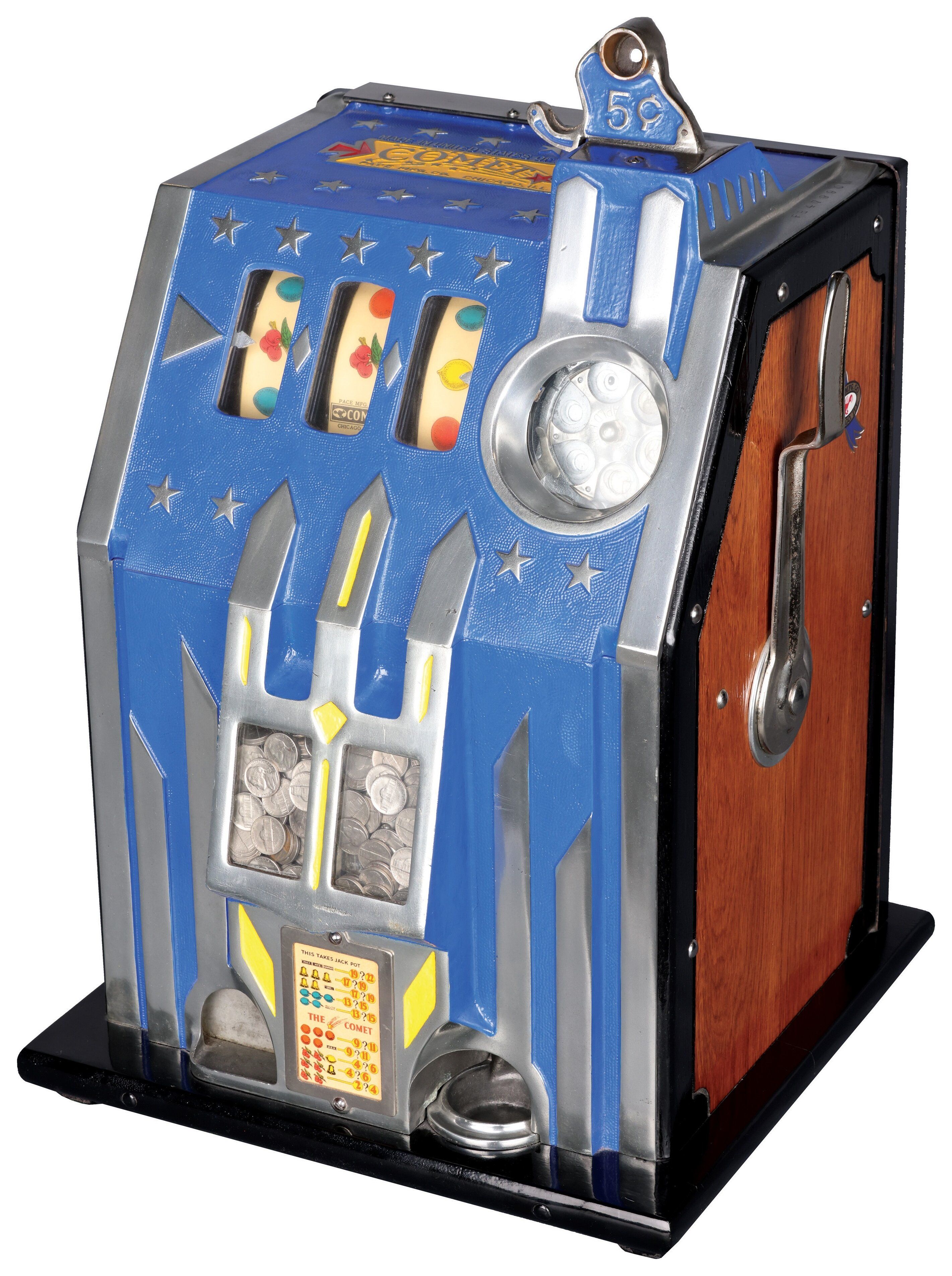Pace Mfg. Co. Comet Coin Operated Slot Machine | Rock Island Auction