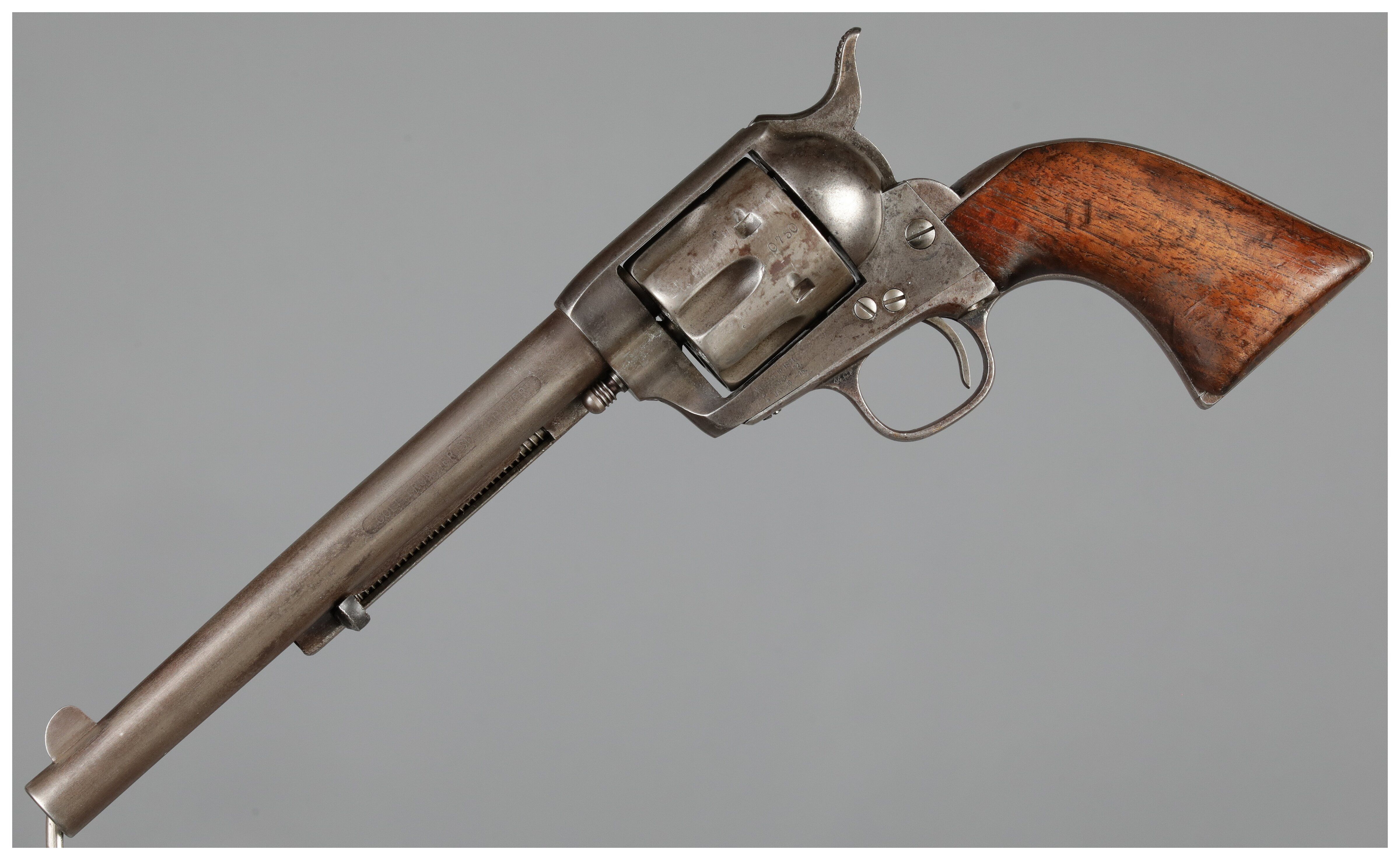 Antique Acid Etched Colt Frontier Six Shooter Single Action Army | Rock ...