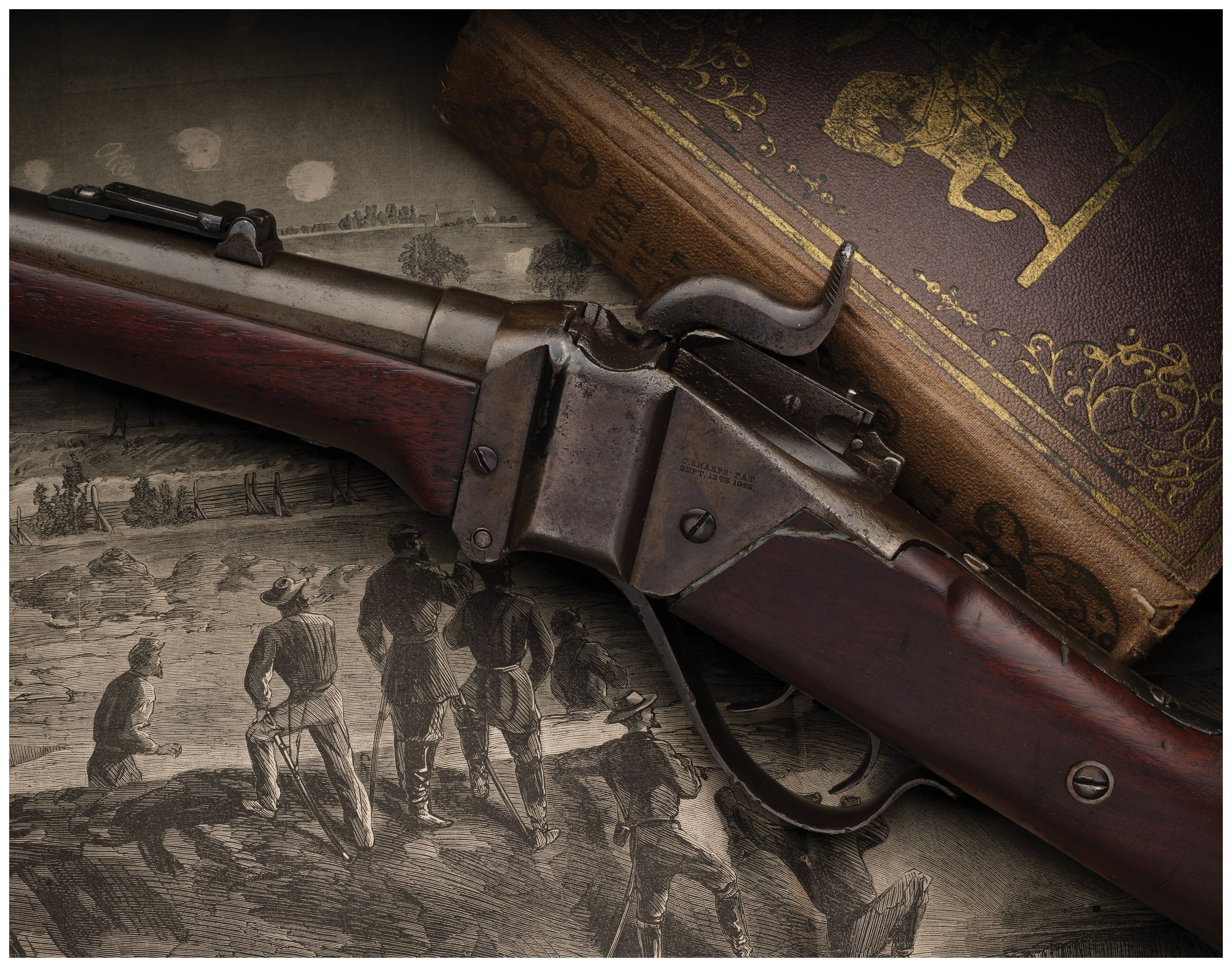 Berdan Range Sharps New Model 1859 with Double Set Triggers | Rock ...