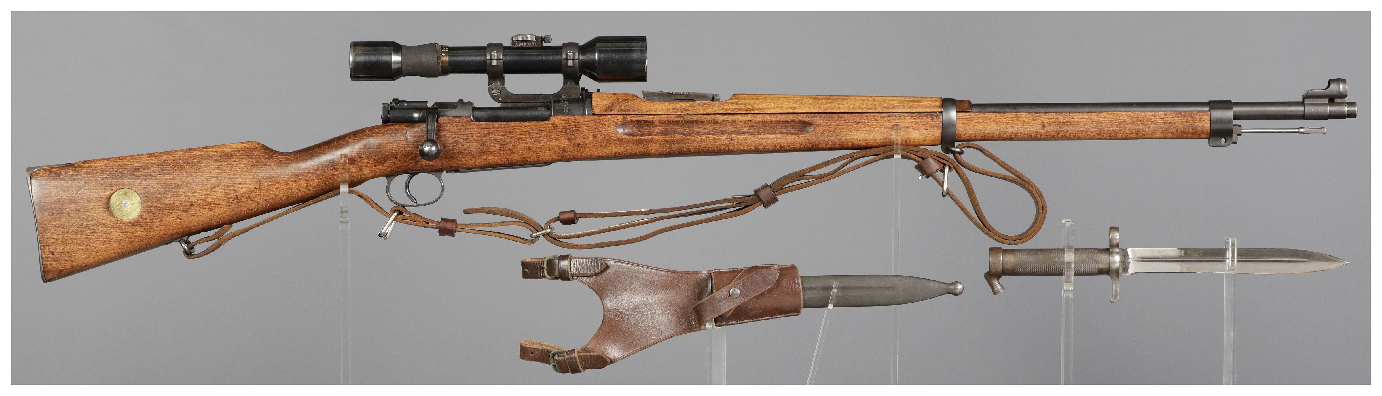 Swedish Carl Gustaf M41B Bolt Action Sniper Rifle with Scope | Rock ...