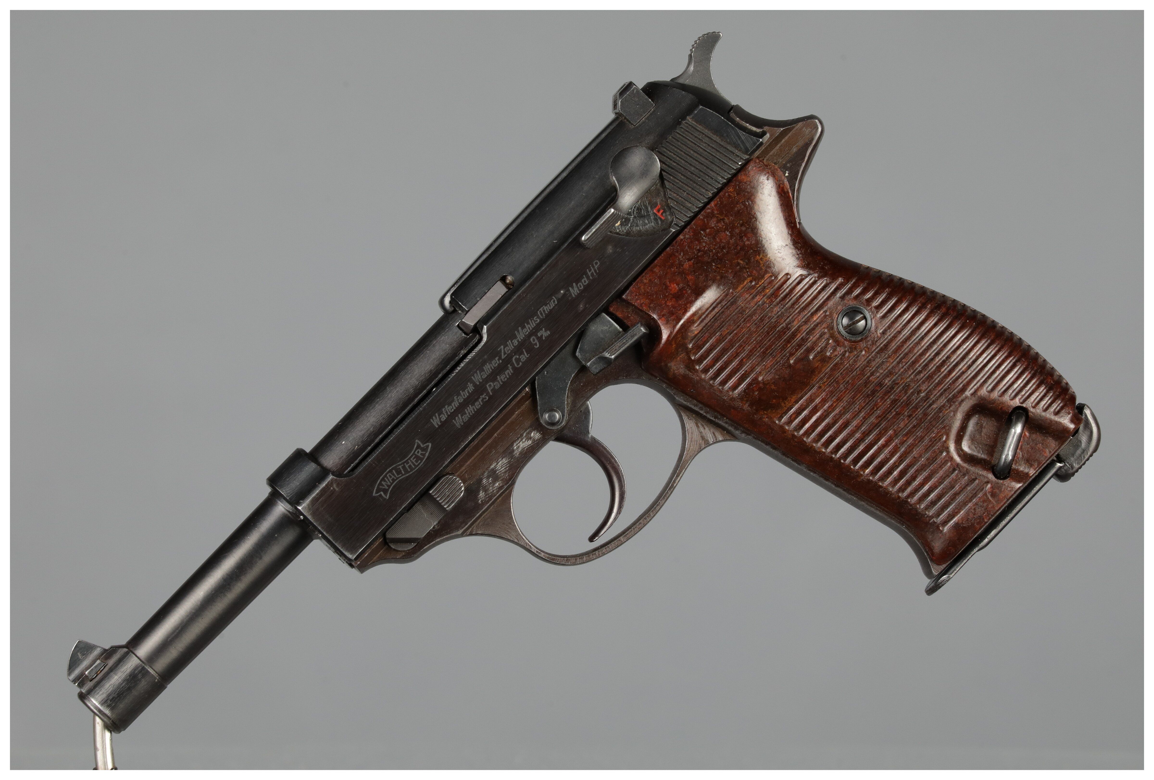 WWII German Walther Model HP Commercial Pistol with Holster | Rock ...