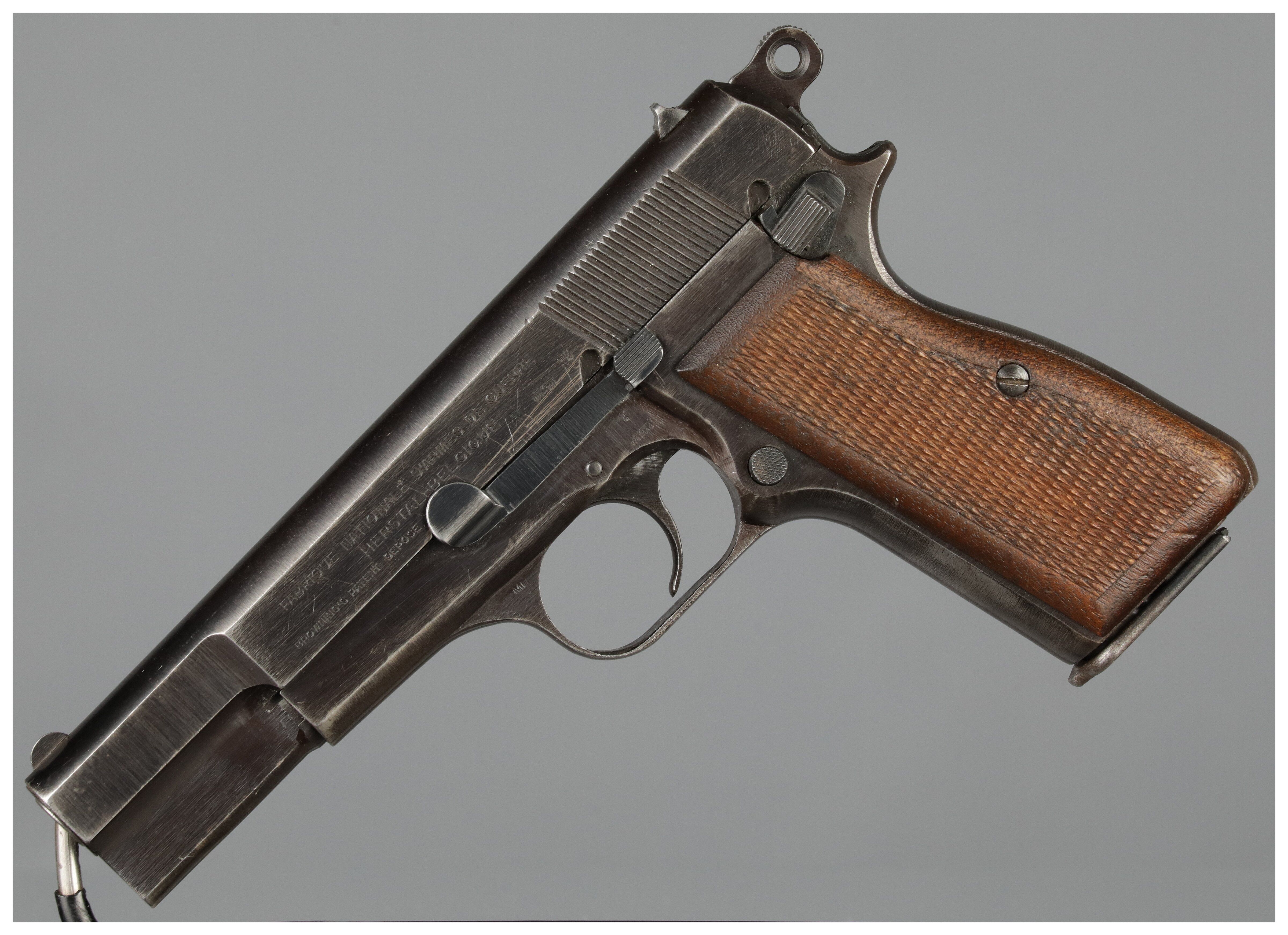 WWII German Occupation FN M1935 High-Power Pistol with Holster | Rock ...