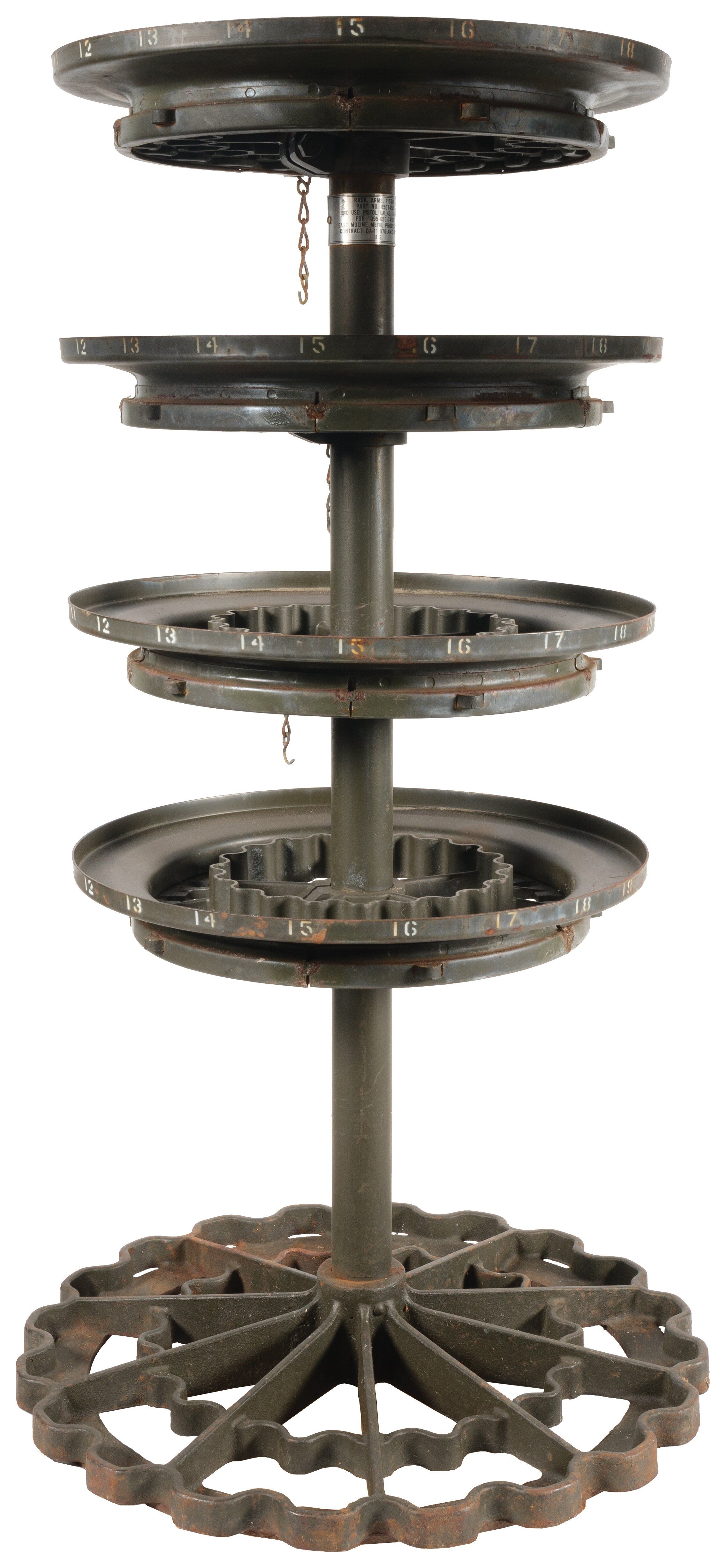 U.S. Model 1920 Barracks Pistol/Rifle Rack | Rock Island Auction