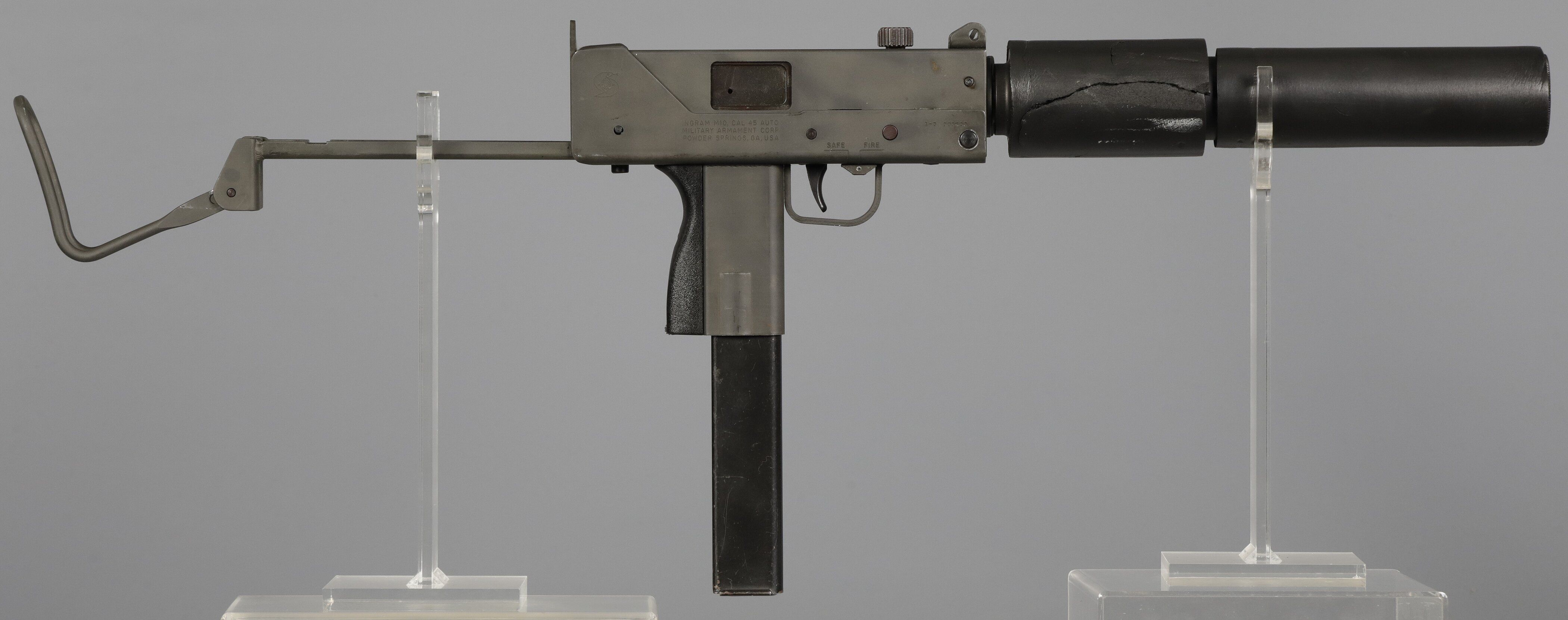 MAC M10 Submachine Gun and Silencer, Class III/NFA | Rock Island Auction
