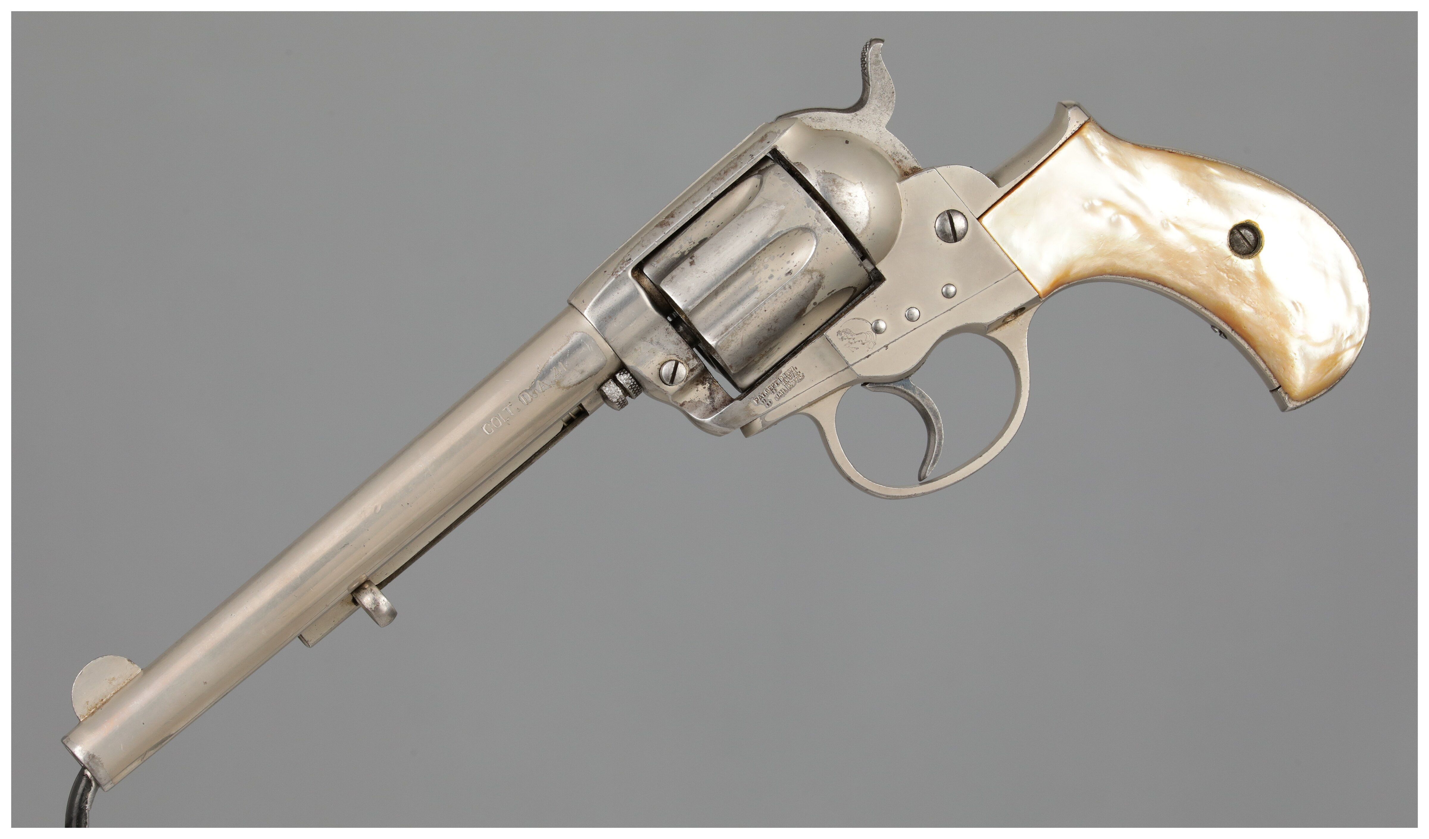 Colt Model 1877 "Thunderer" Revolver Owned by Bart Skelton | Rock ...