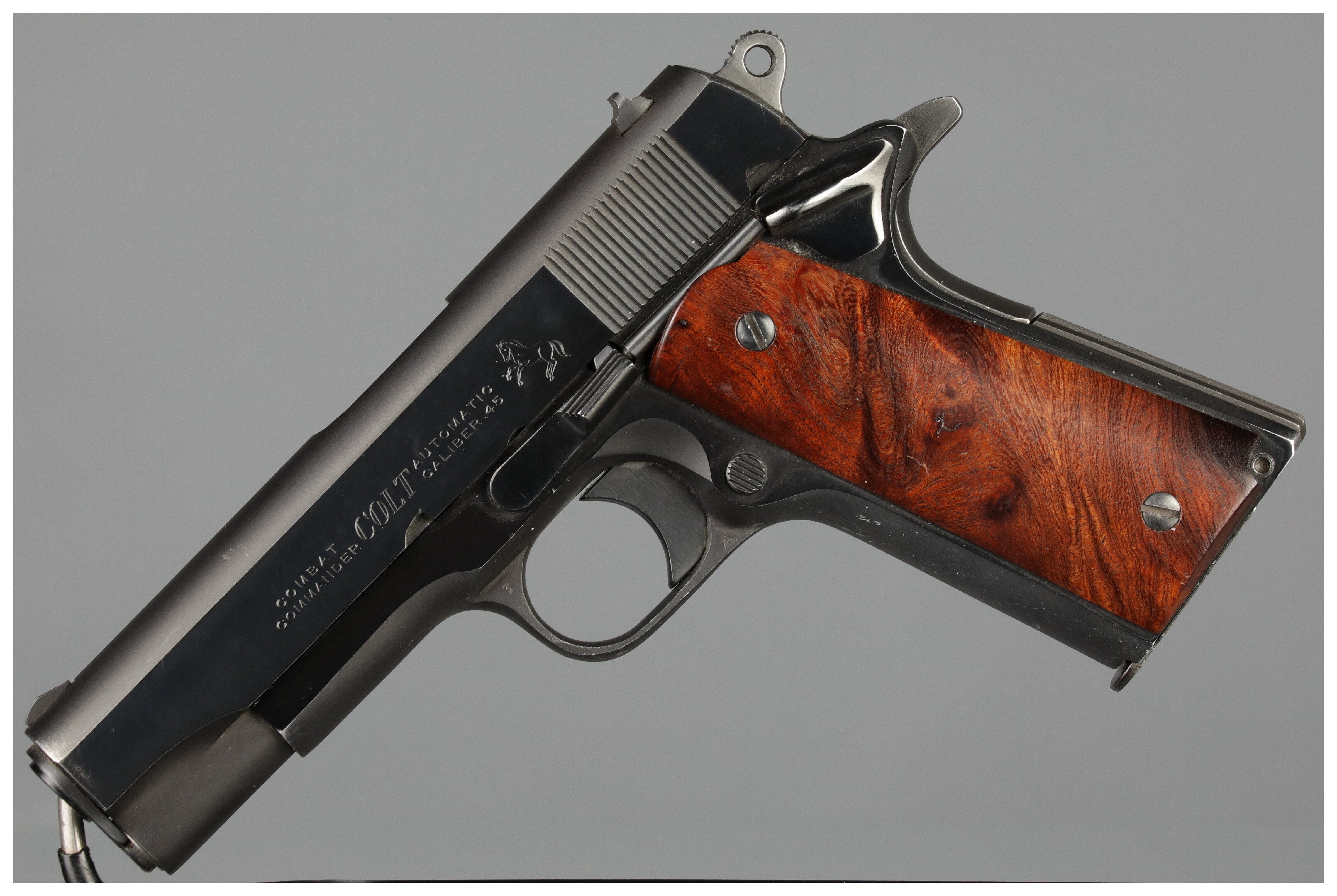 Colt Combat Commander Pistol with Letter Owned by Bart Skelton | Rock ...