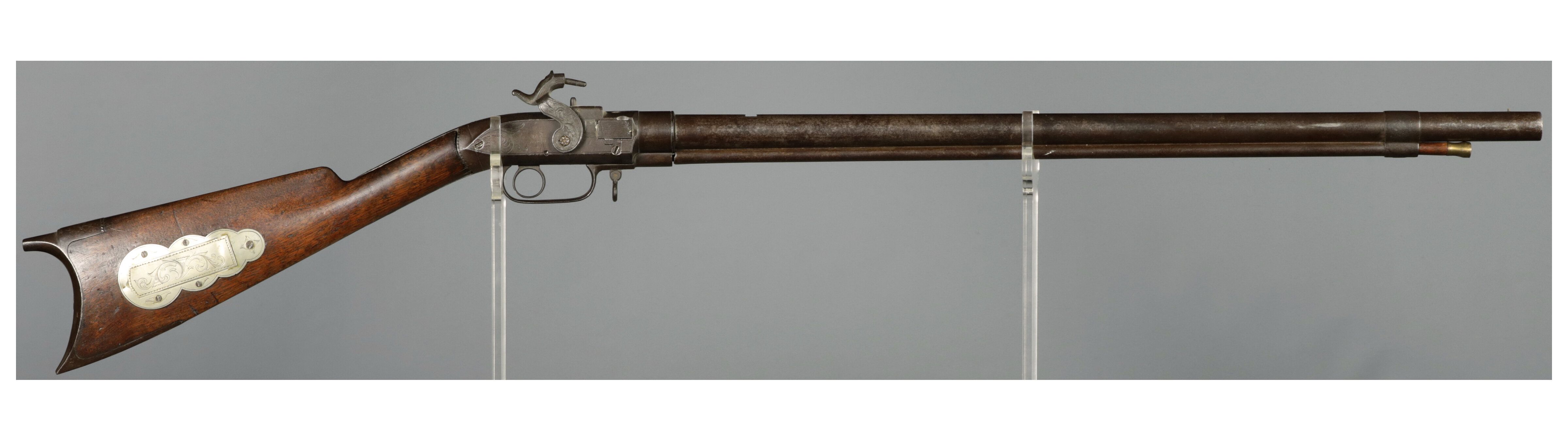 Engraved Robbins and Lawrence Jennings Breech Loading Rifle | Rock ...