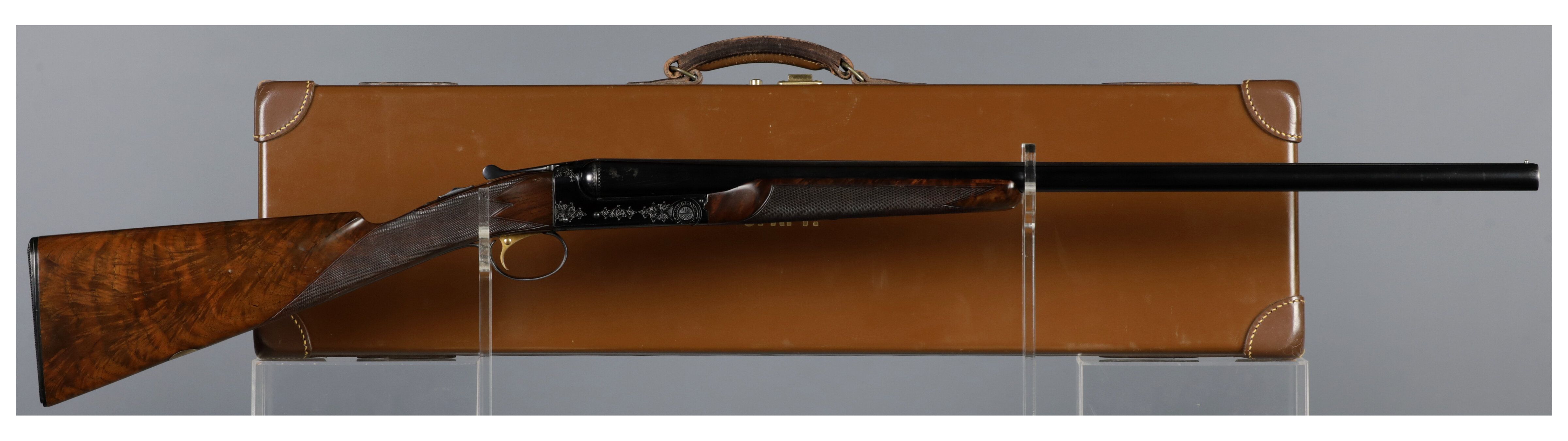 Factory Engraved Winchester Model 21 Shotgun with Letter | Rock Island ...