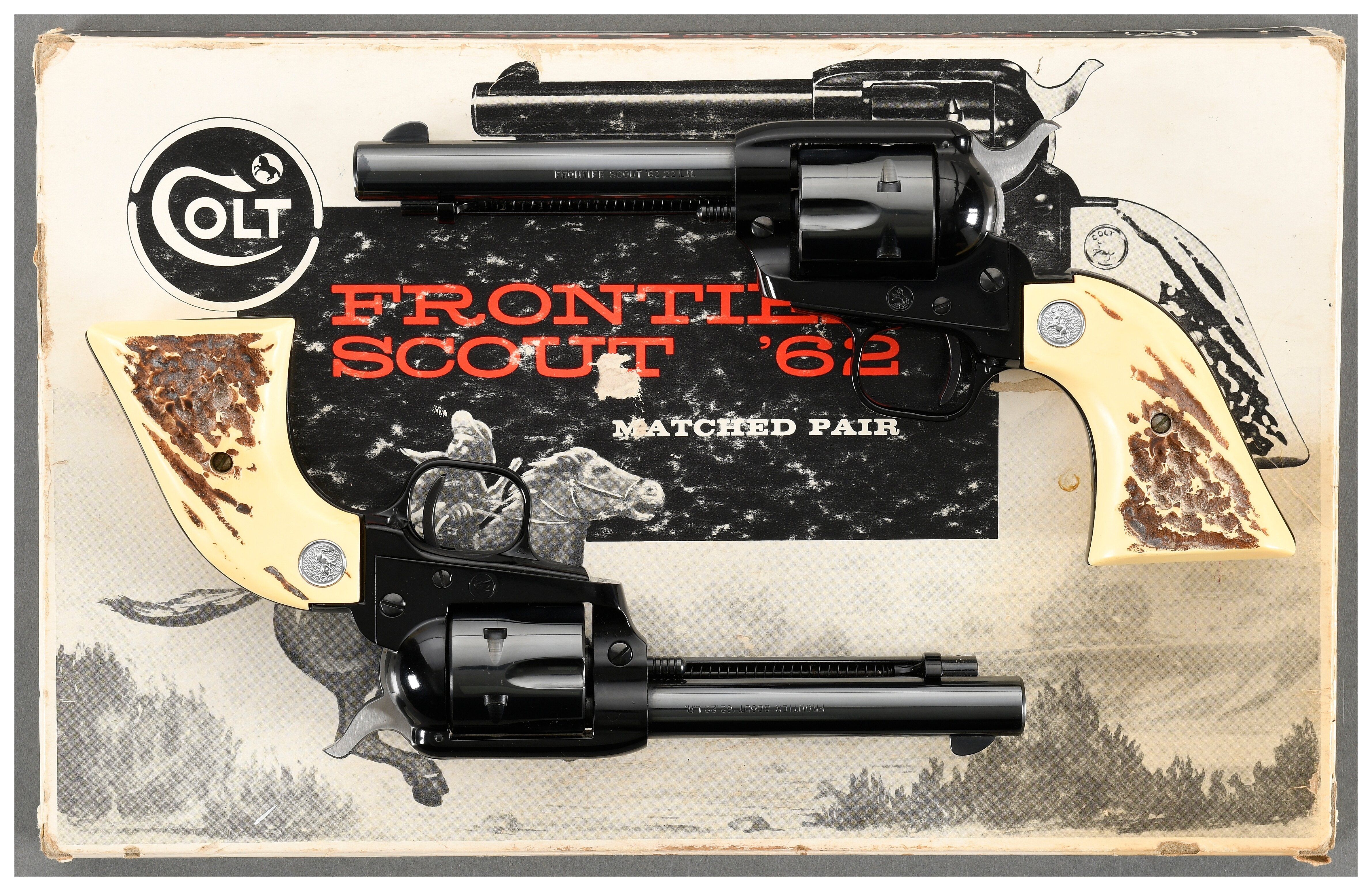 Matched Pair of Colt Frontier Scout '62 Single Action Revolvers | Rock ...