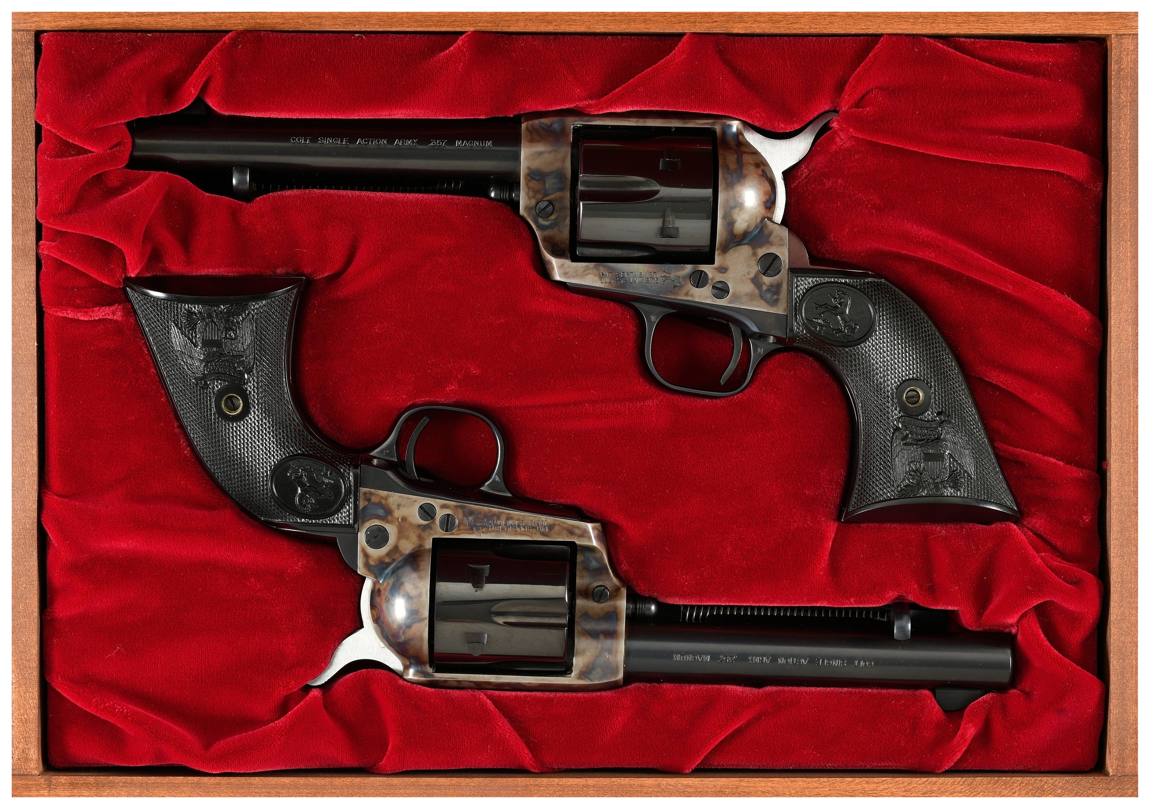Case Pair of Colt Second Generation Single Action Army Revolvers | Rock ...