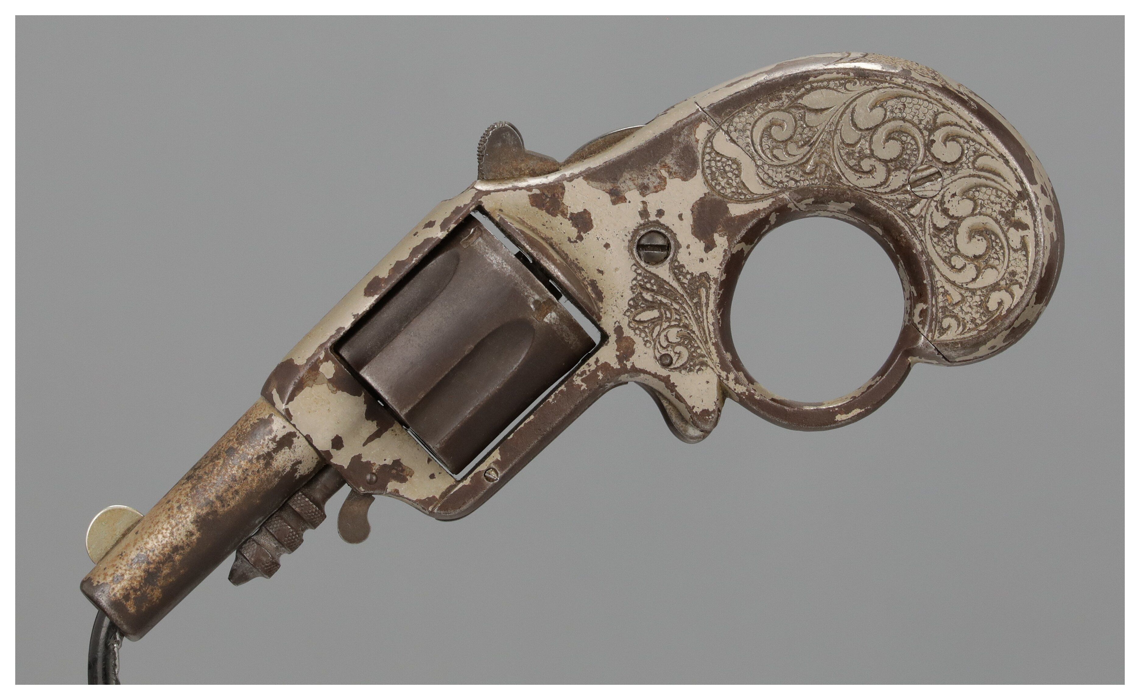 Engraved James Reid New Model Knuckle Duster Revolver | Rock Island Auction