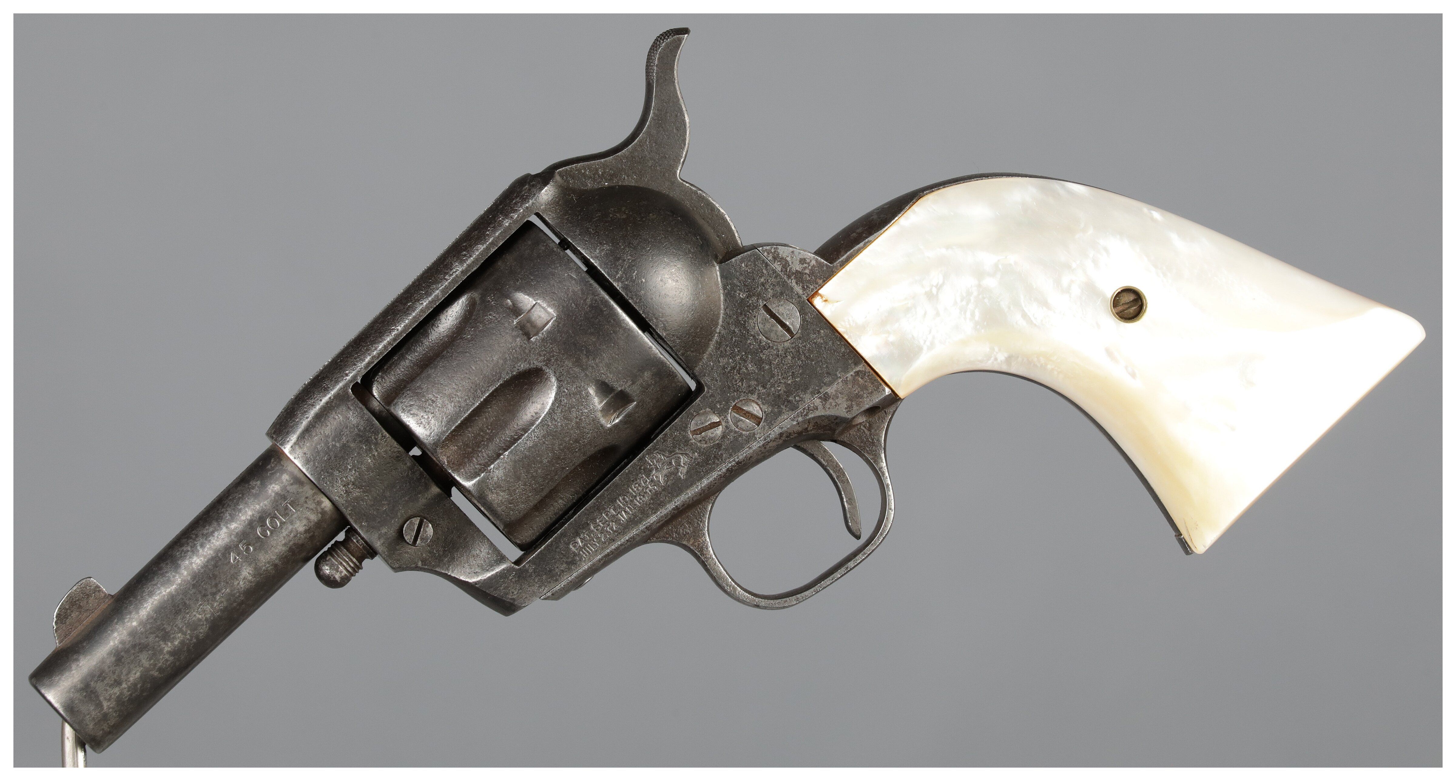 Colt Sheriffs Model Single Action Army Revolver with Pearl Grips | Rock ...