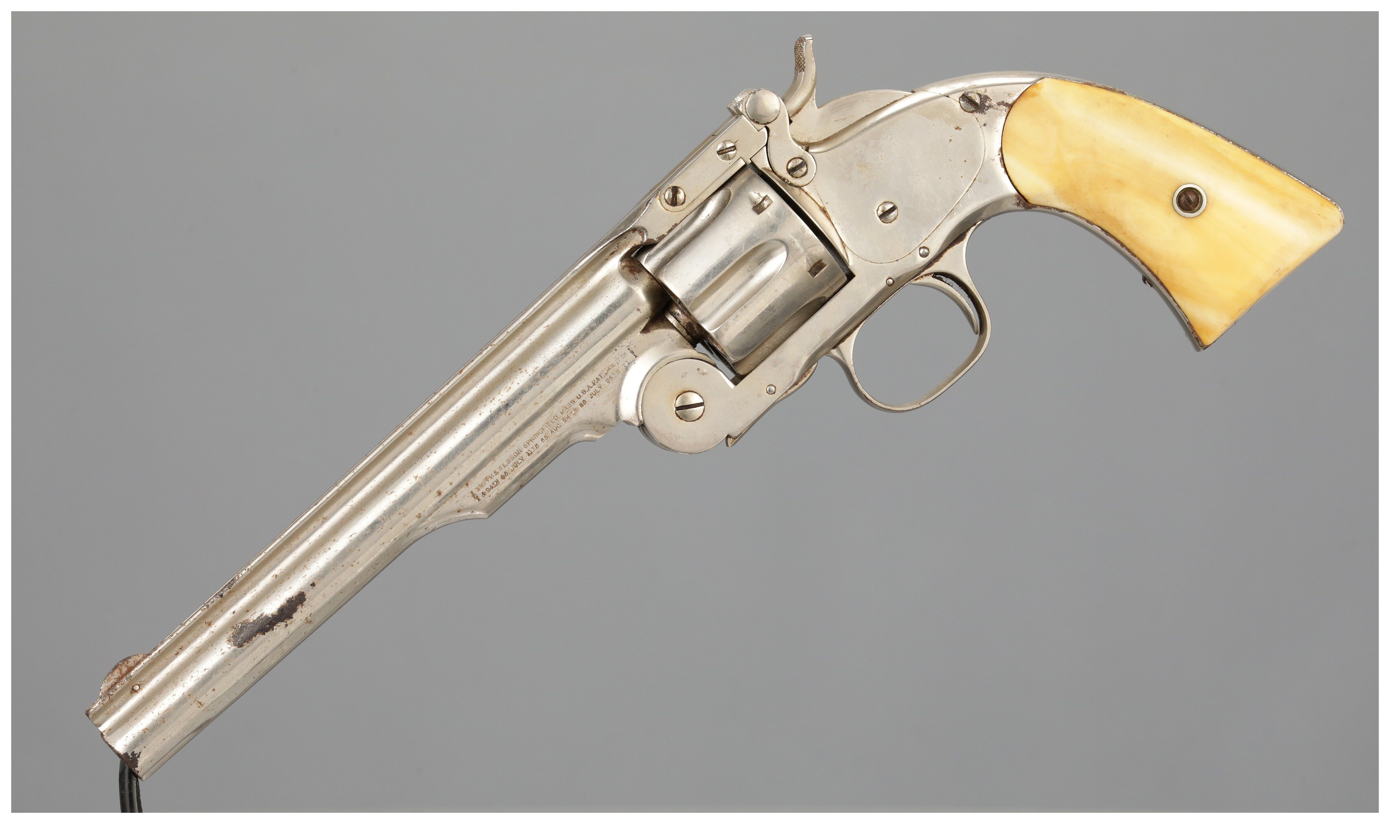 U.S. Smith & Wesson 2nd Mod. Schofield Revolver with Ivory Grips | Rock Island Auction