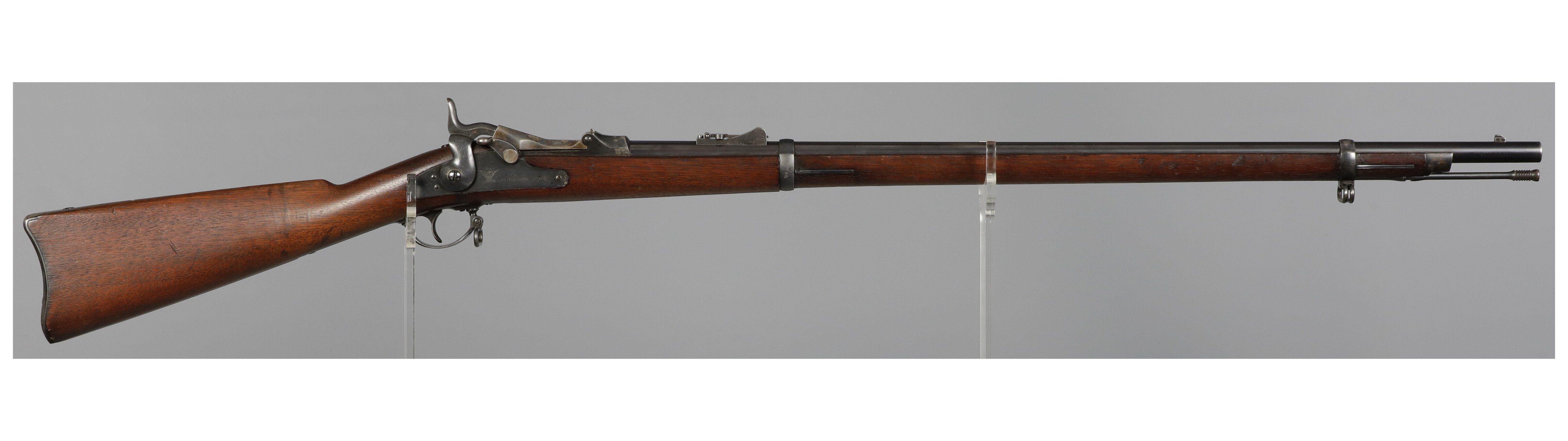 U.S. Springfield Armory "Model 1877" Transitional Trapdoor Rifle | Rock ...