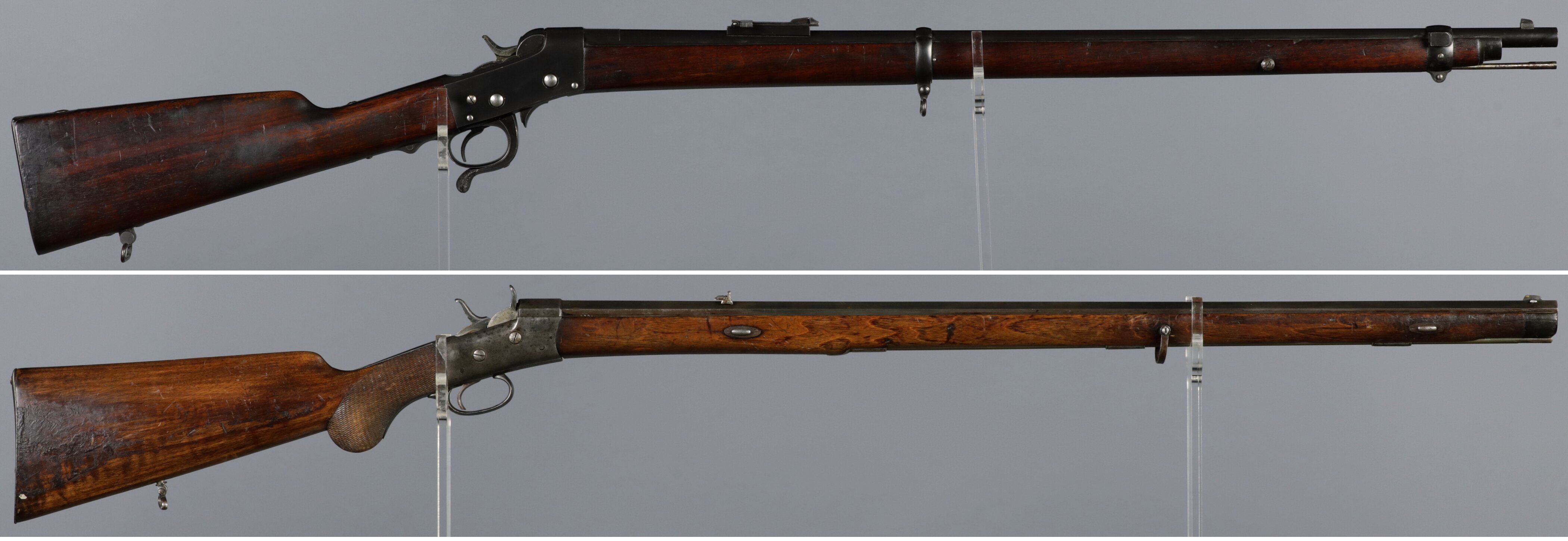 Two Remington Model 1871 Rolling Block Pistols | Rock Island Auction
