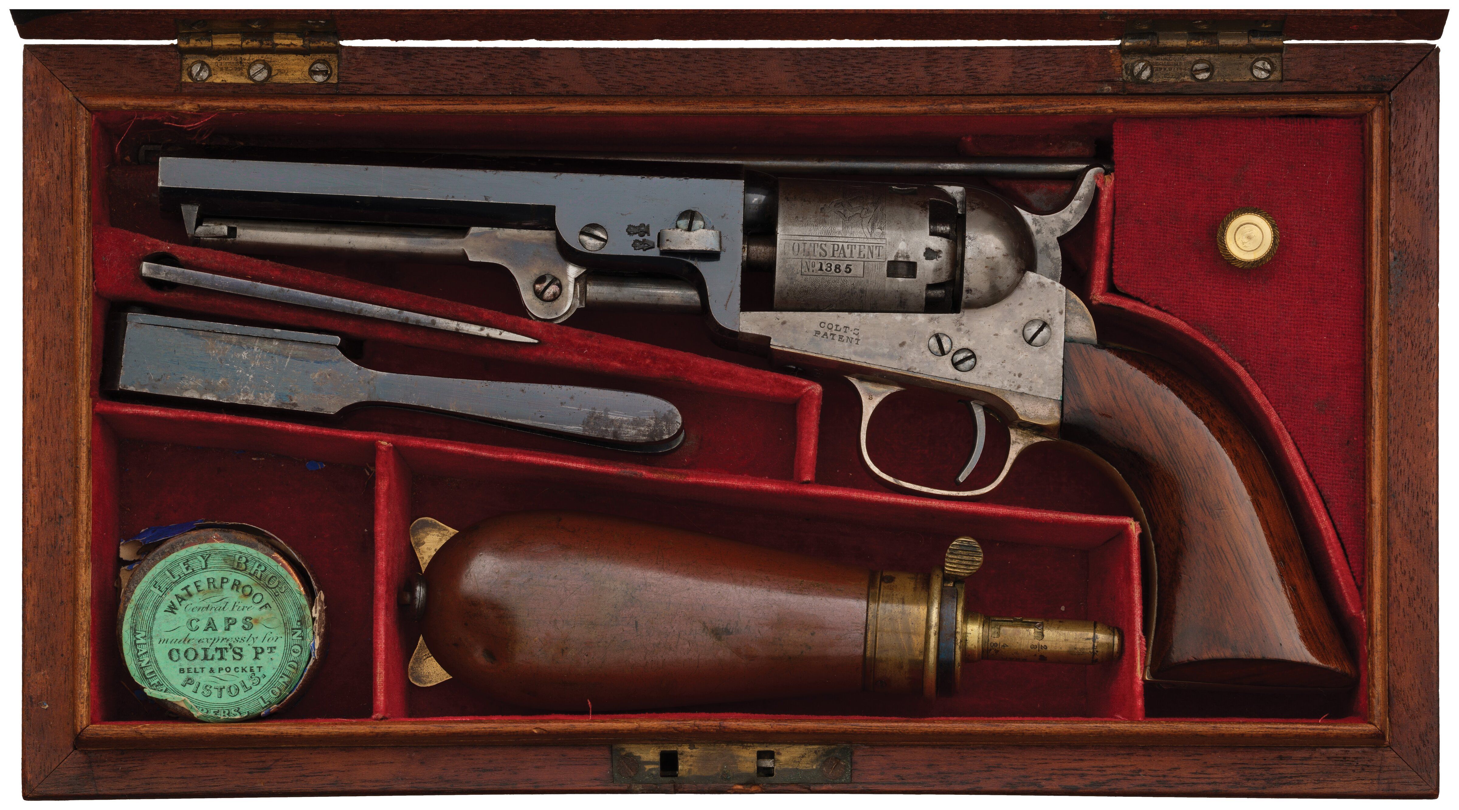 Cased Colt London Model 1849 Pocket Percussion Revolver | Rock Island ...