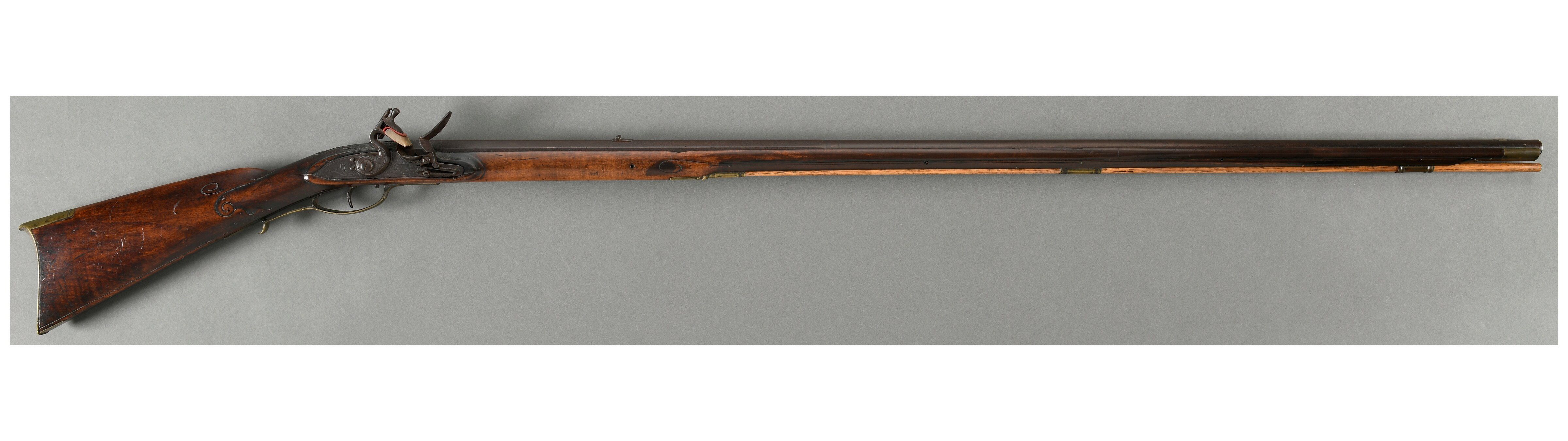 Relief Carved American Flintlock Long Rifle | Rock Island Auction
