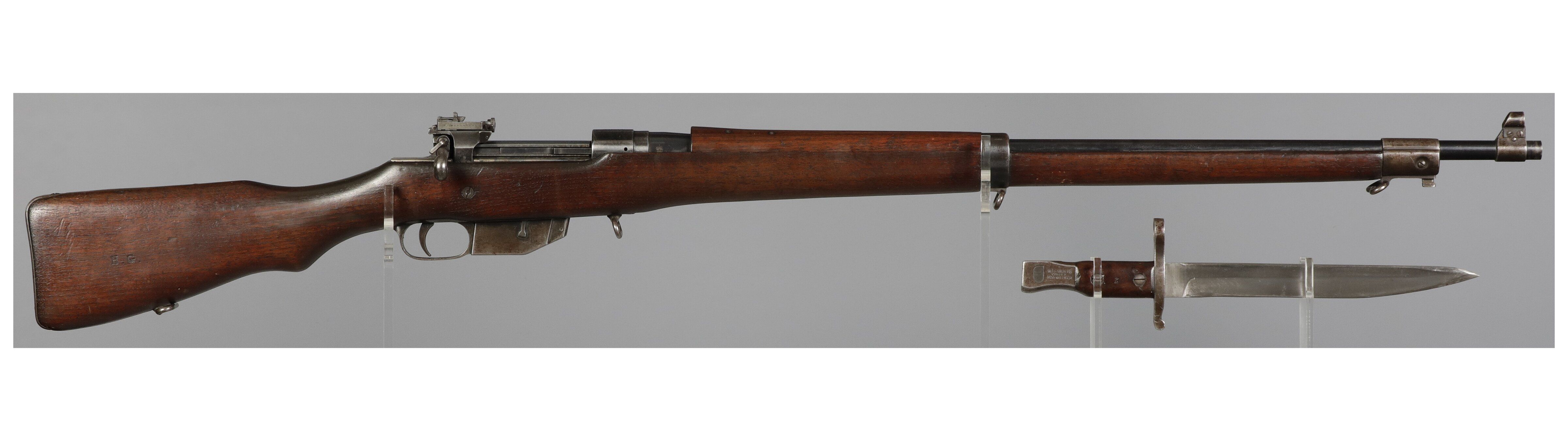 Canadian Ross Rifle Co. Model 1910 Mk III Rifle with Bayonet | Rock ...