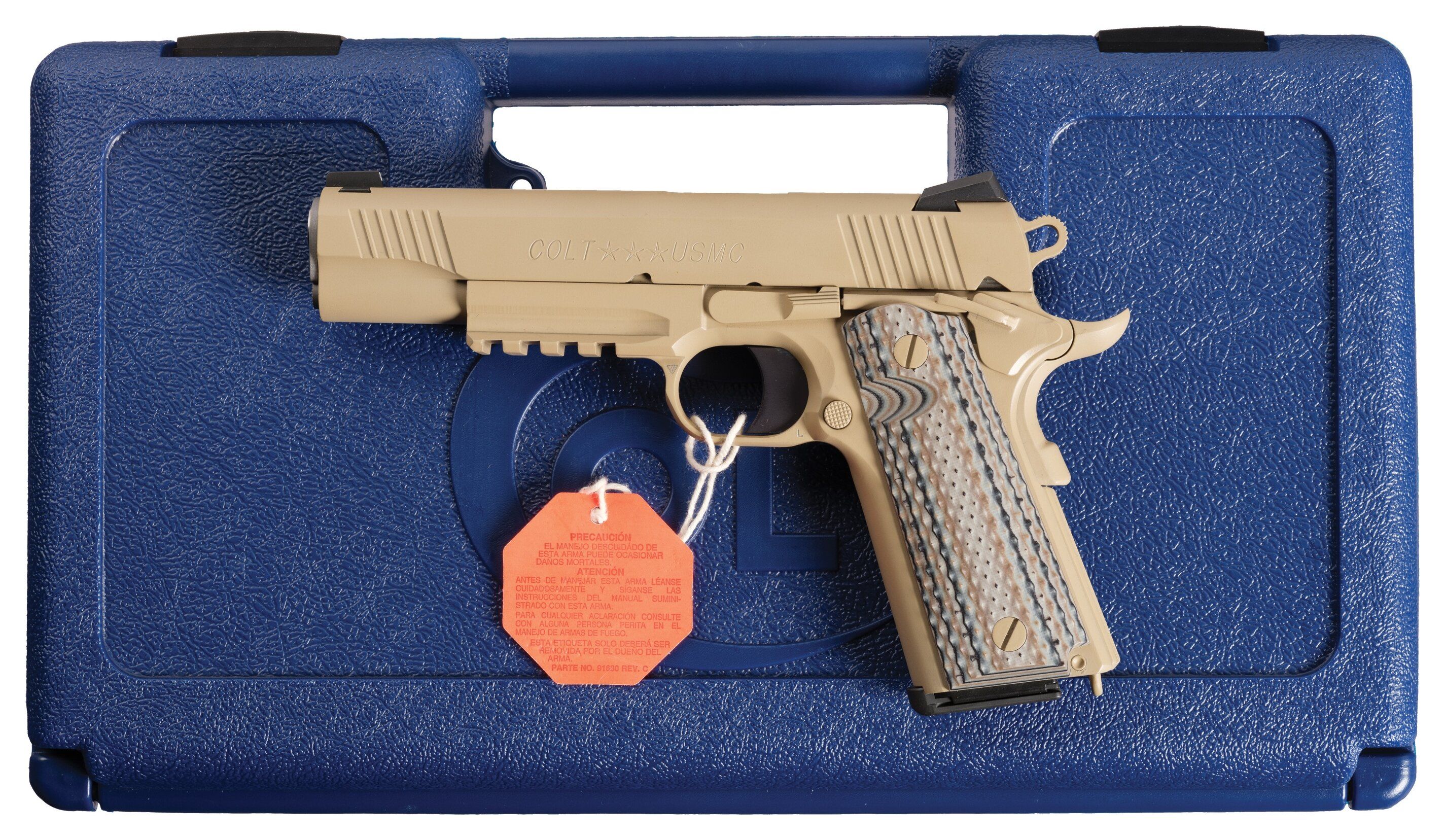 Colt-USMC O1070M45 CQB Government Model Pistol with Case | Rock Island ...