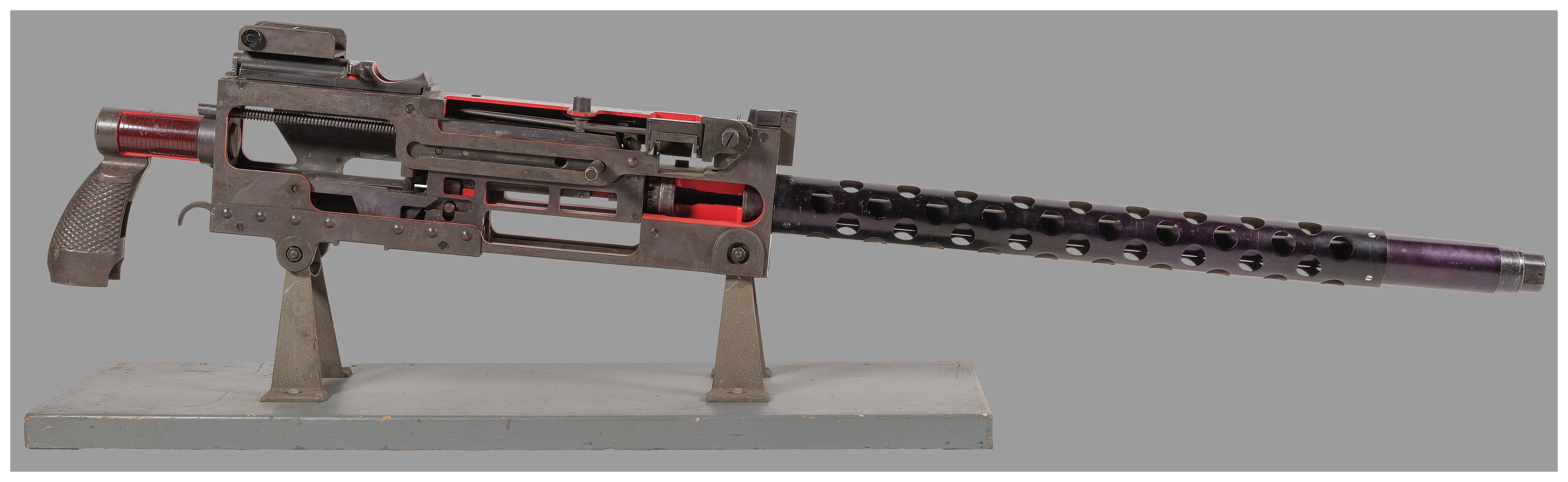 U.S. M1919 Machine Gun Cutaway Training Model with Stand | Rock Island ...