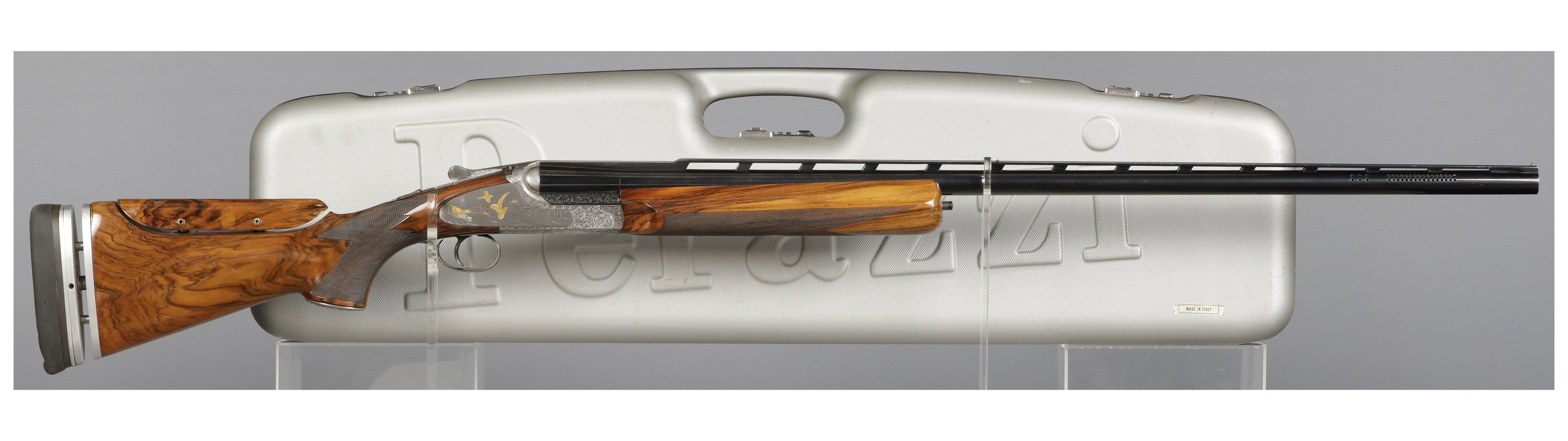 Claudio Tomasoni Engraved Perazzi TMS Single Barrel Trap Shotgun | Rock Island Auction