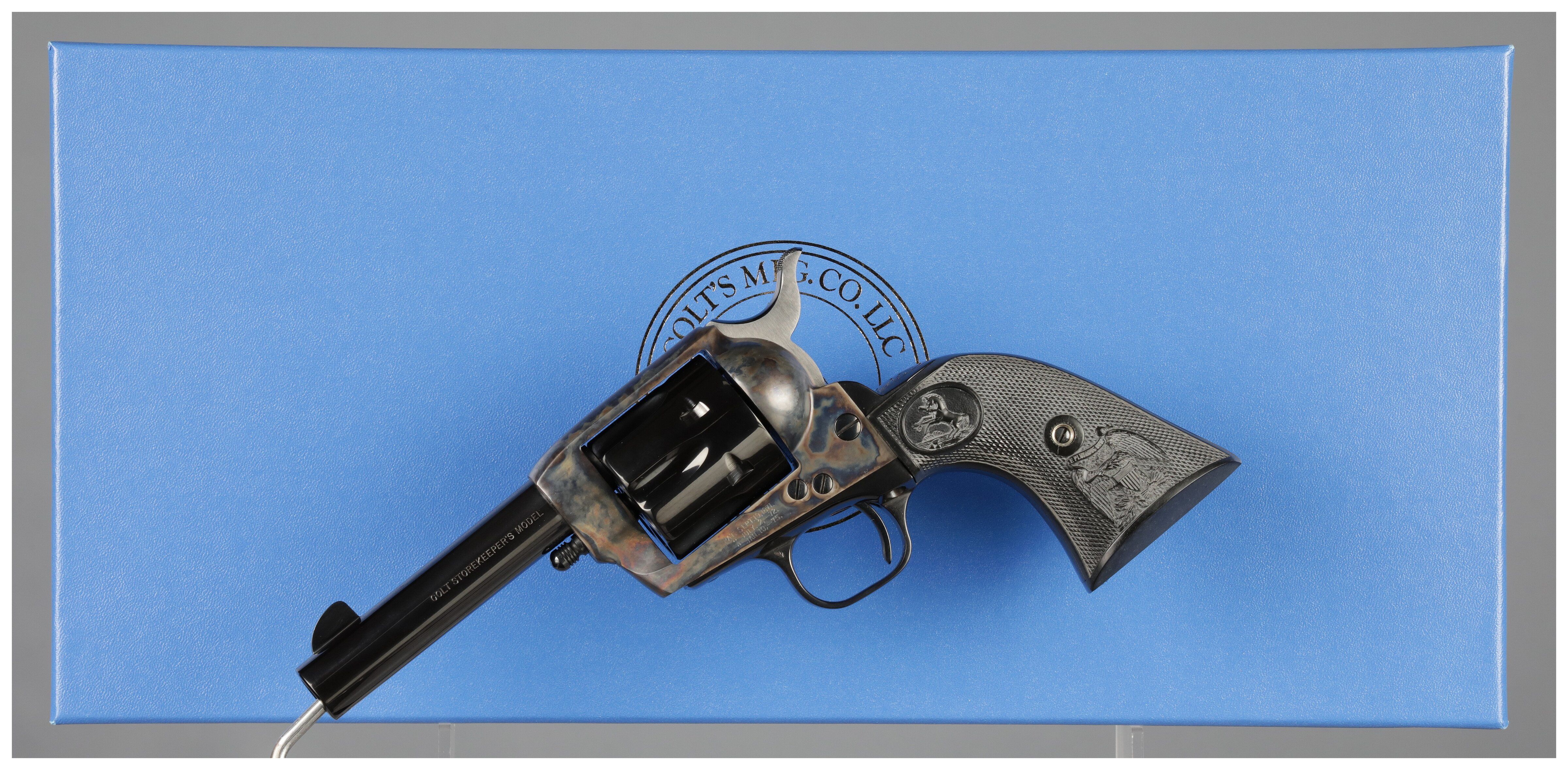 Colt Storekeeper's Model Single Action Army Revolver with Box | Rock ...